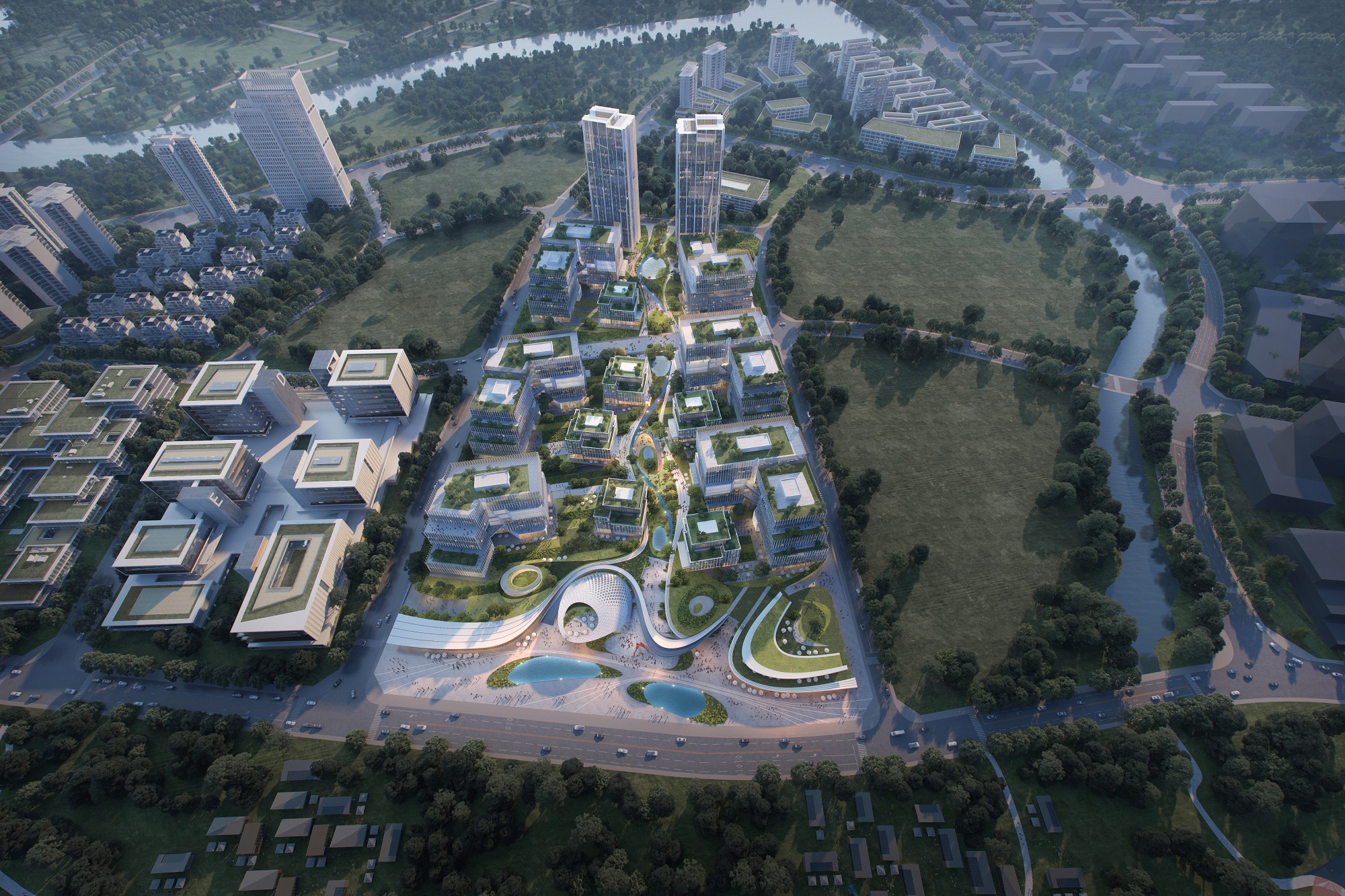Aedas Wins First Place in the Jing Brand (Wuhan) Real Estate Project ...