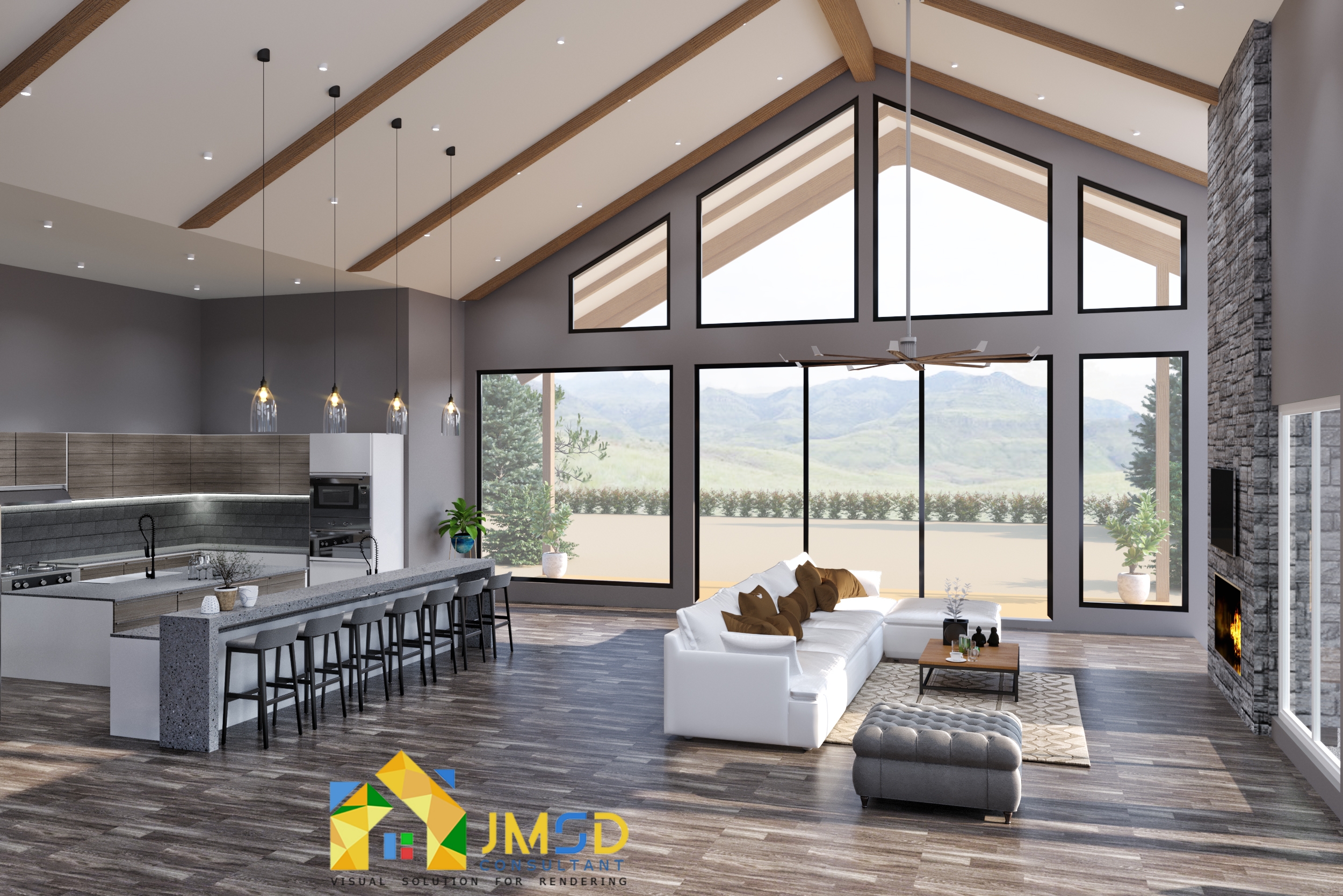 Photorealistic Home Interior and Exterior Rendering Visualization for ...