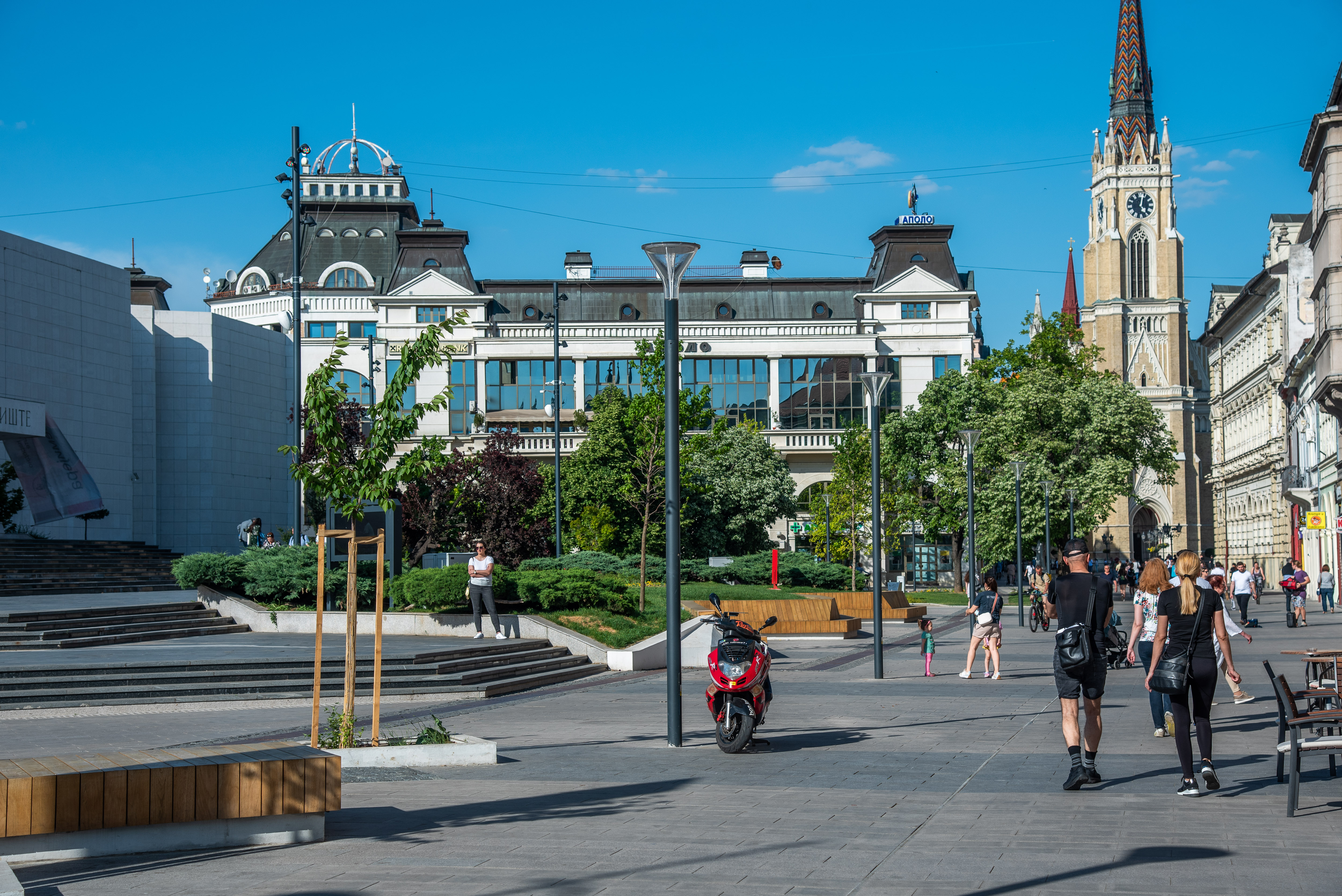Reconstruction and urban design of the Theater Square in Novi Sad by ...