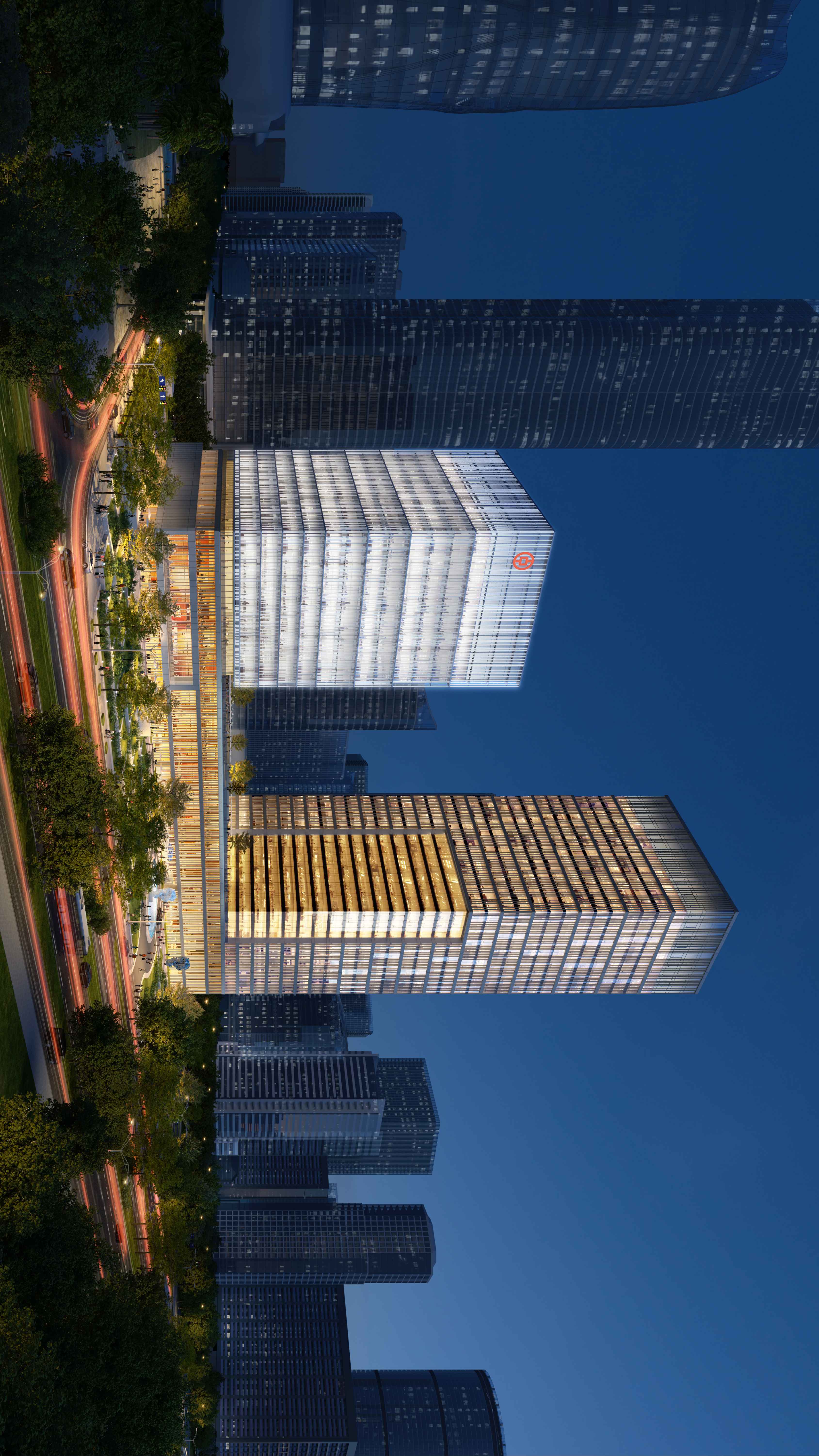 Bank of China Towers, Guangxi Branch by PEI Architects - Architizer