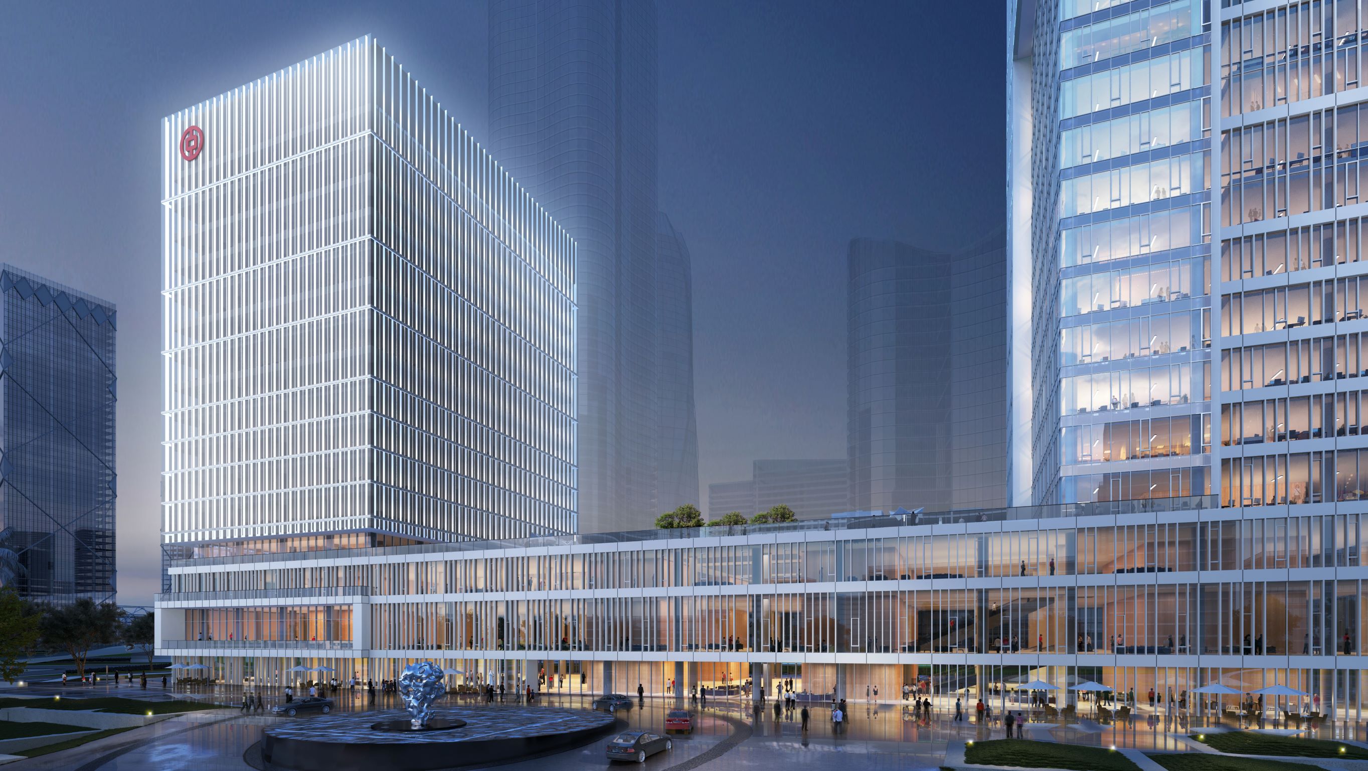 Bank of China Towers, Guangxi Branch by PEI Architects - Architizer