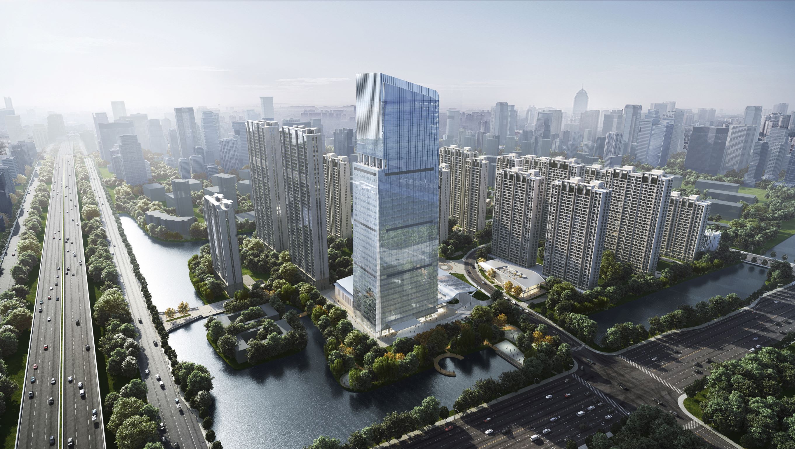 Wuxi-Taihu New City Poly Cultural Center Master Plan by PEI Architects ...