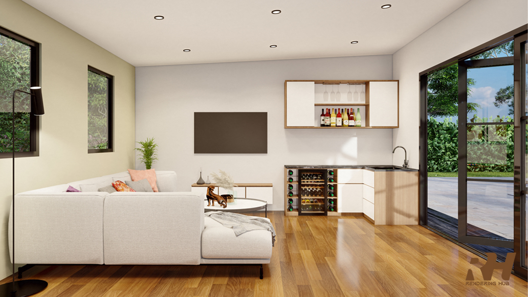 Poolside Garden Studio by Rendering Hub - Architizer