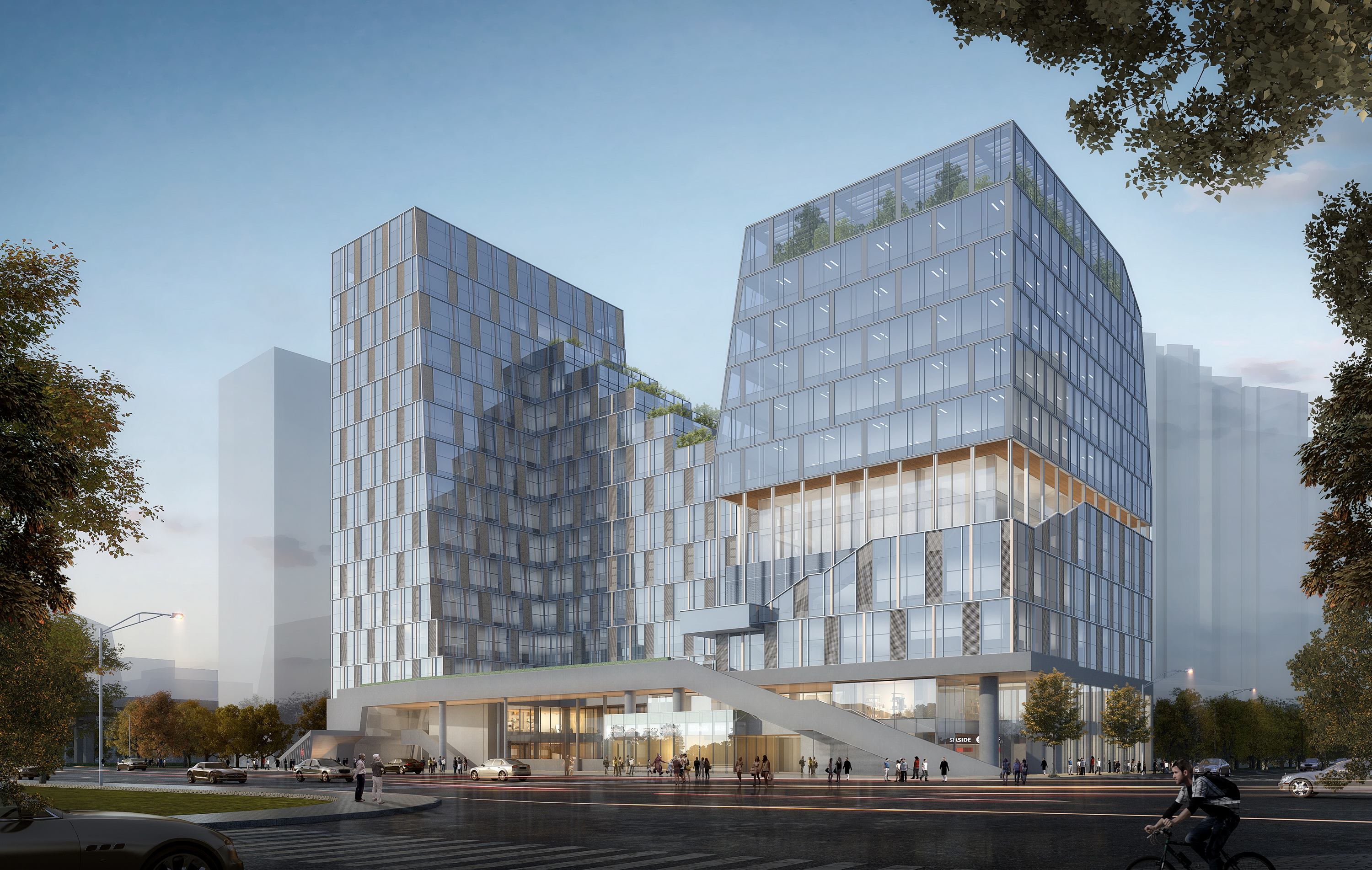 Wujiang Road Metro TOD by GOA (Group of Architects) - Architizer