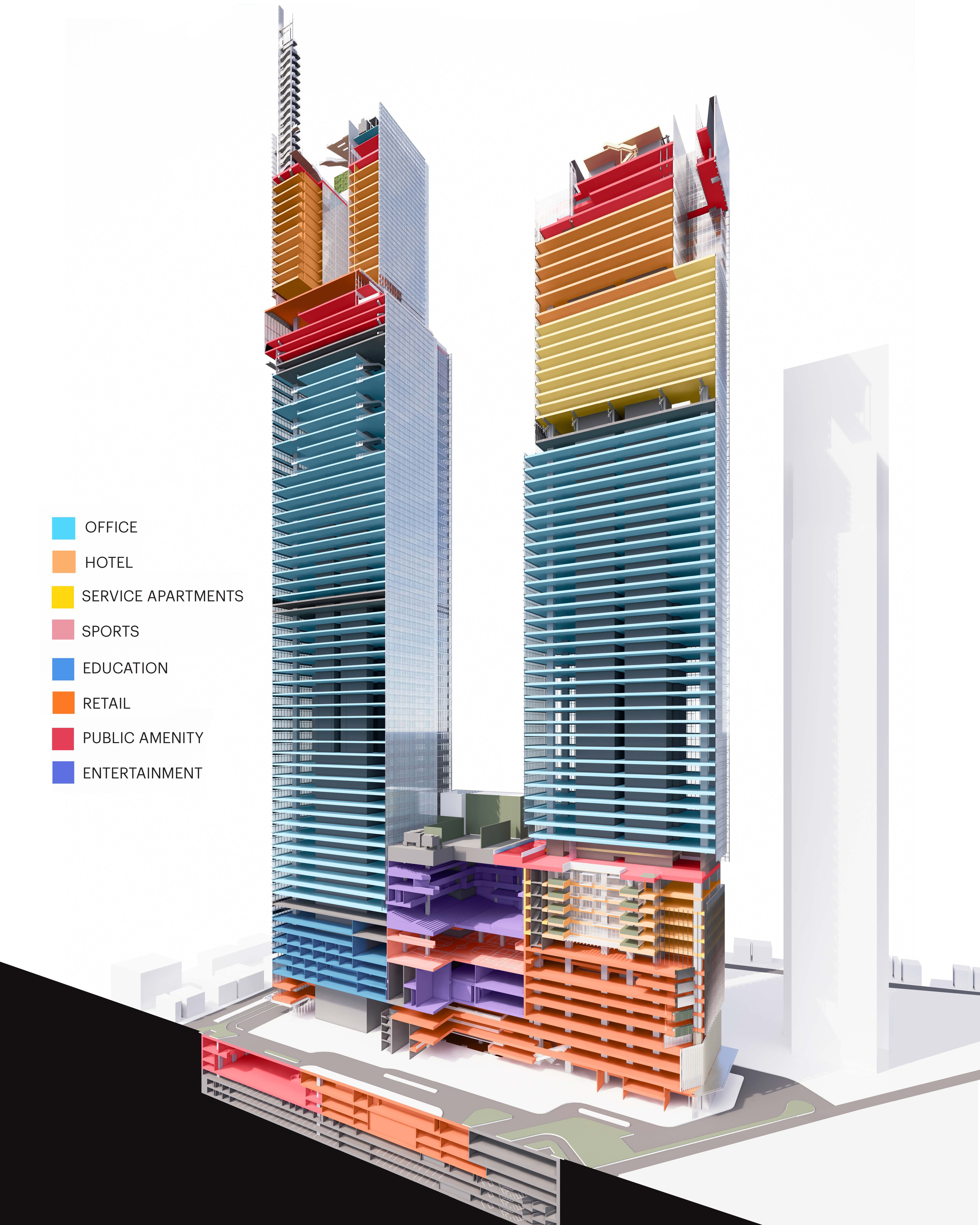 Autograph and Luminary Towers by Kohn Pedersen Fox Associates - Architizer