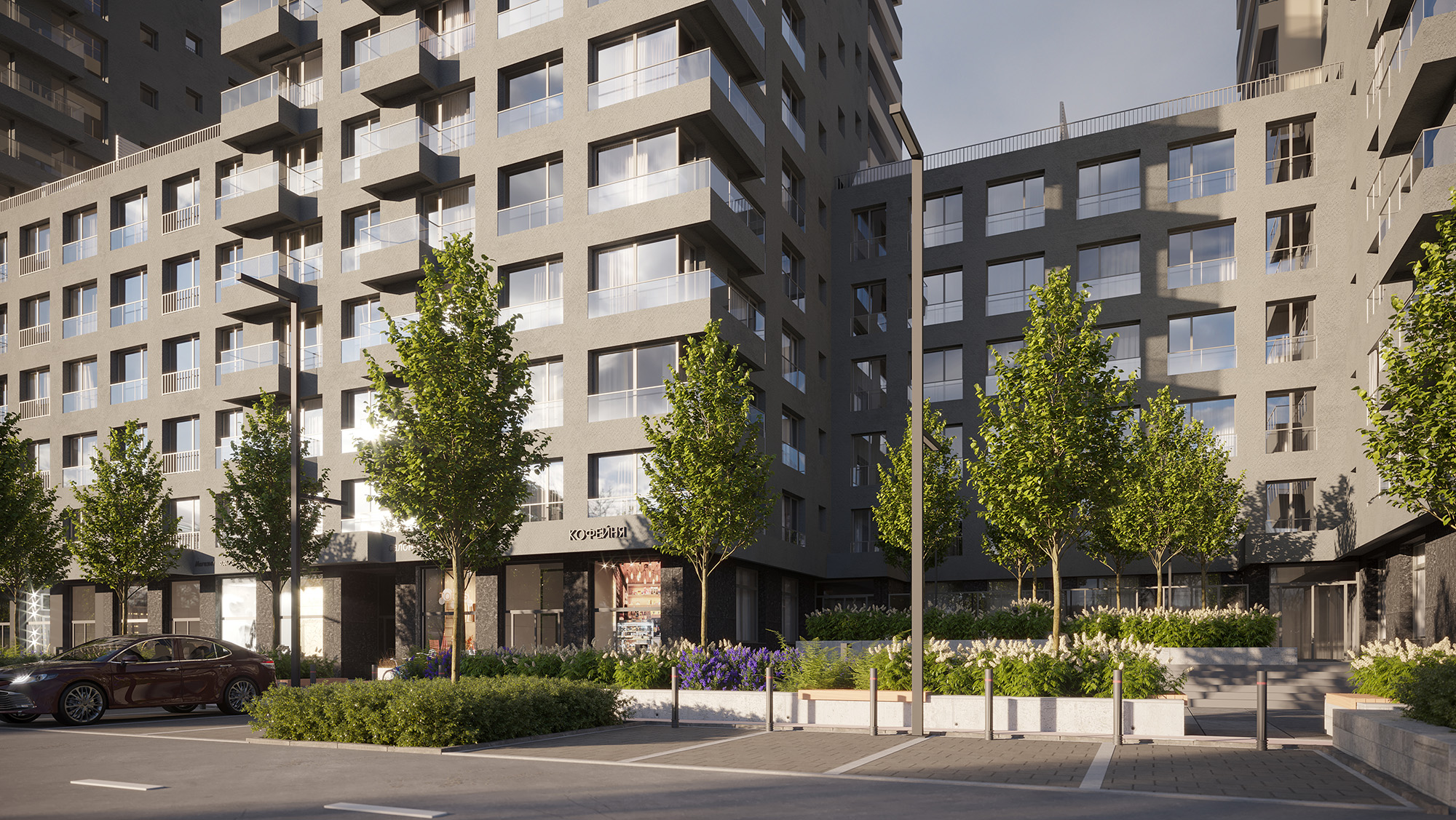 Aviator: a quarter on the site of the city airport by Brusnika - Architizer