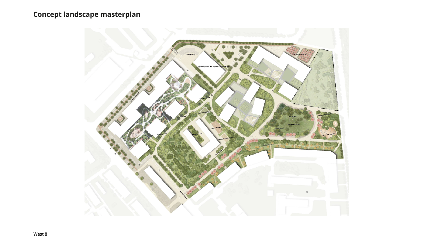 Aviator: a quarter on the site of the city airport by Brusnika - Architizer