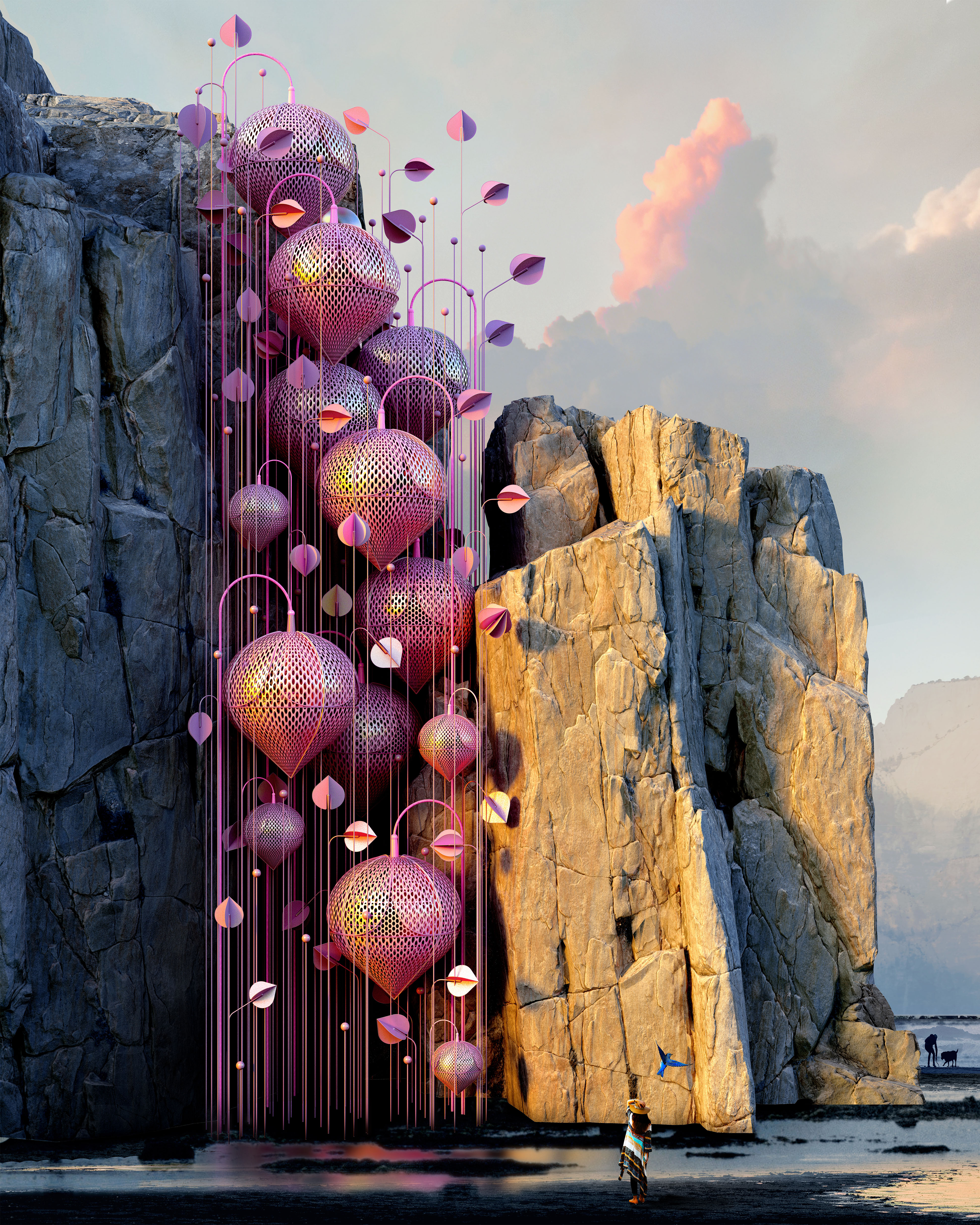 Waterfall Temple by Antireality - Architizer