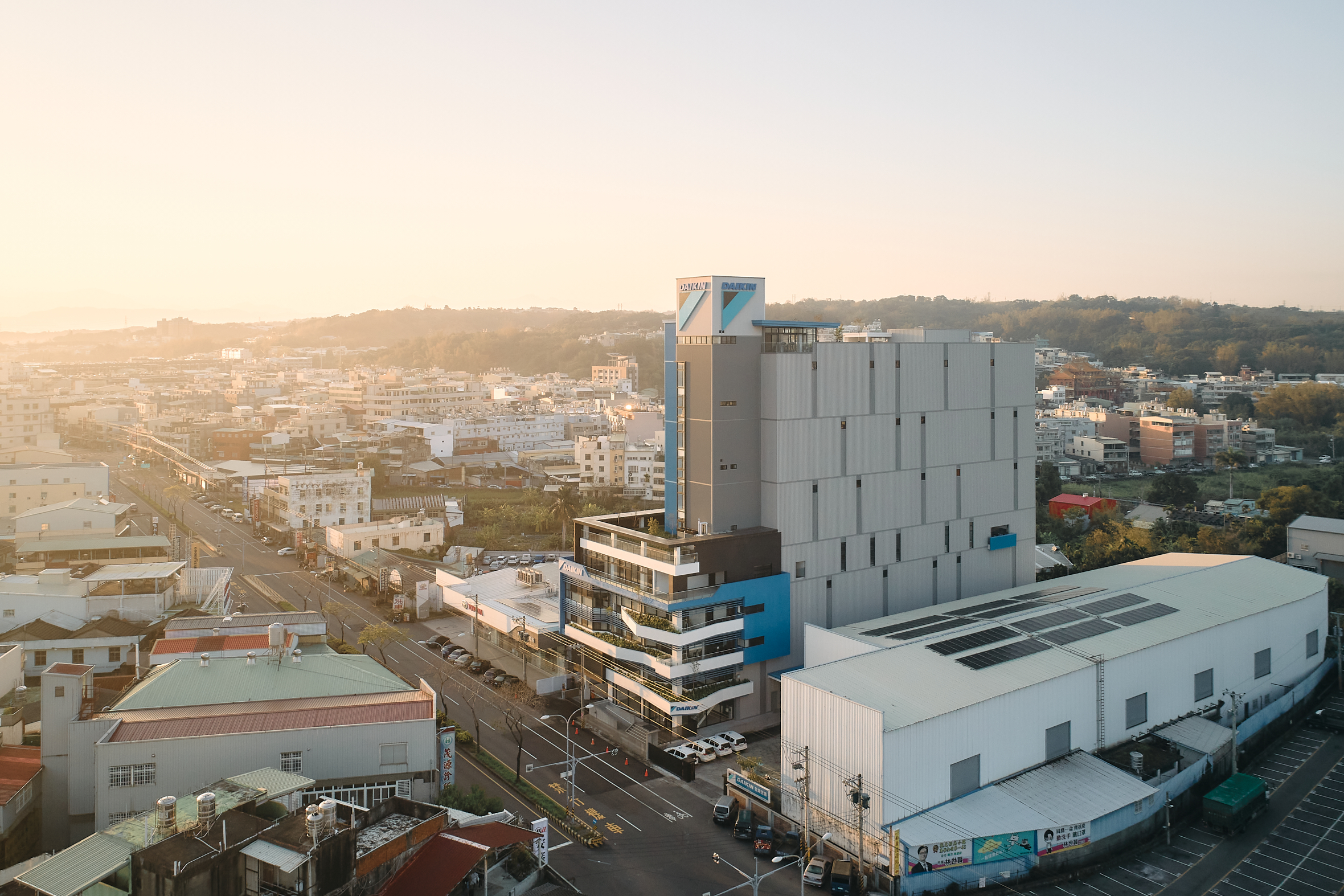 The office and warehouse of HOTAI- Daikin by YD Architects - Architizer