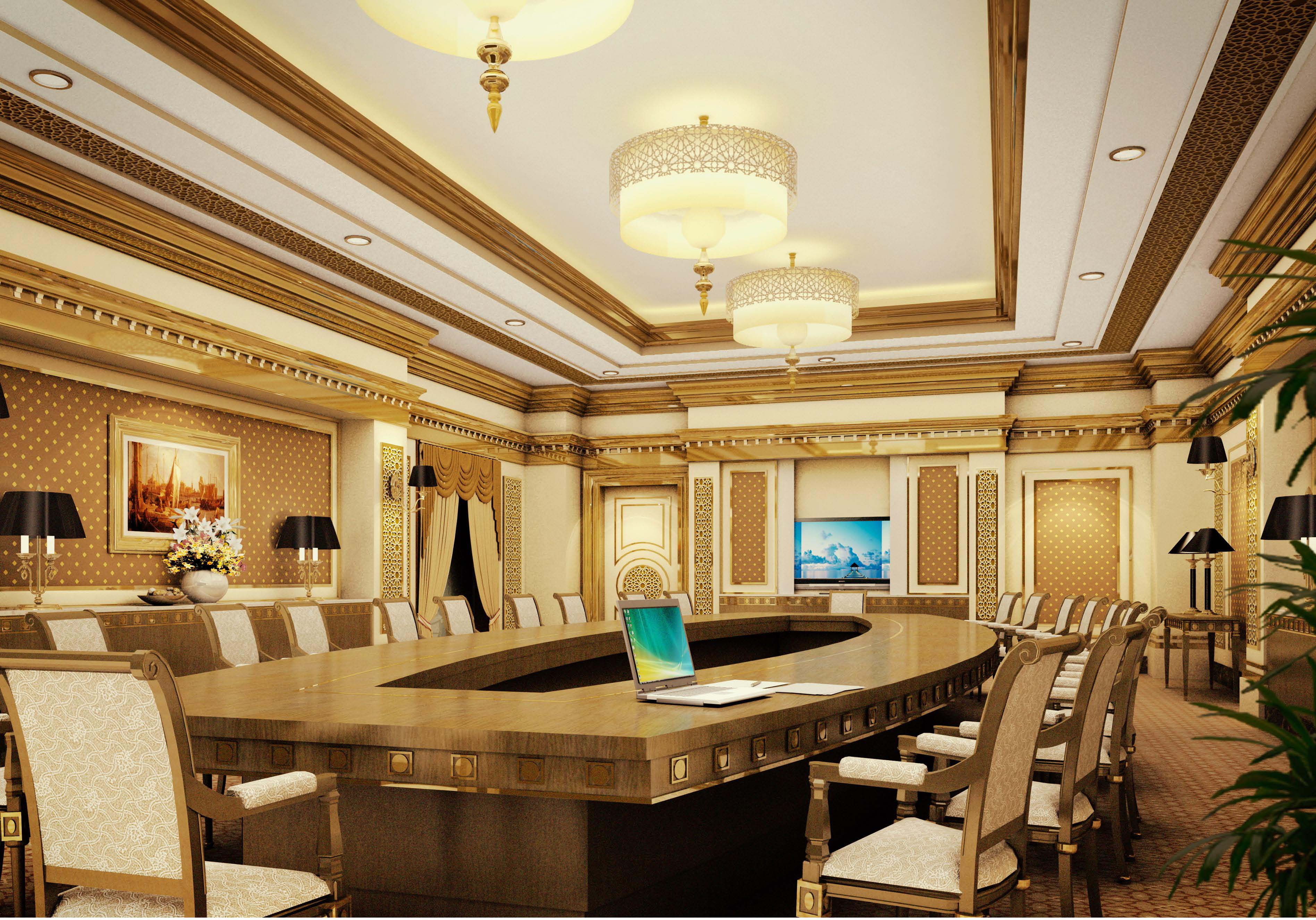 Idea 3501492: Gorgeous Meeting Room Design by MODENESE Luxury Interiors ...