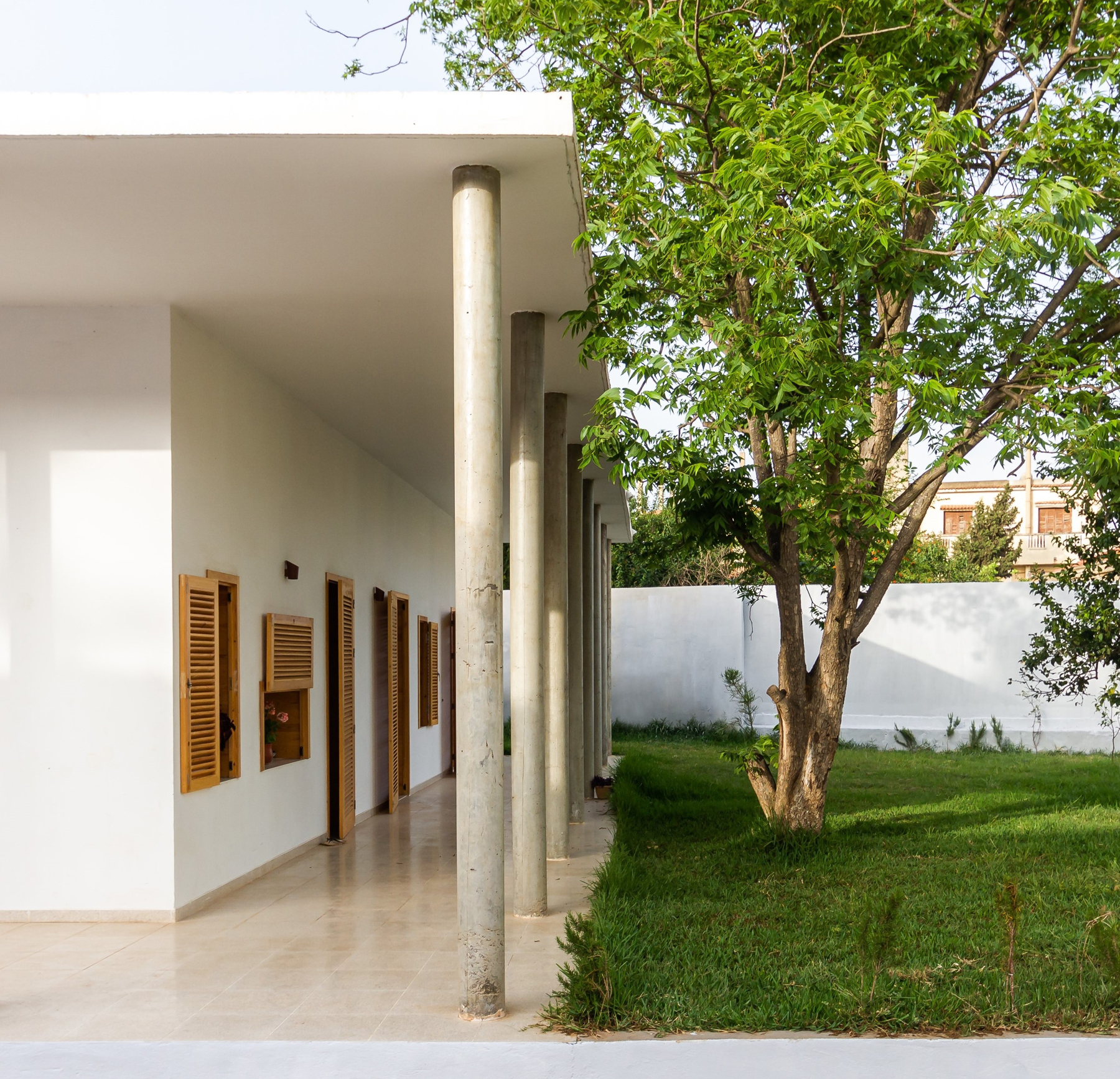 The Colonnade House by Atelier Messaoudi Architectes - Architizer
