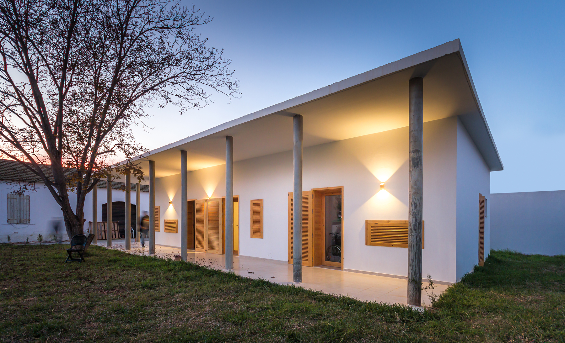 The Colonnade House by Atelier Messaoudi Architectes - Architizer