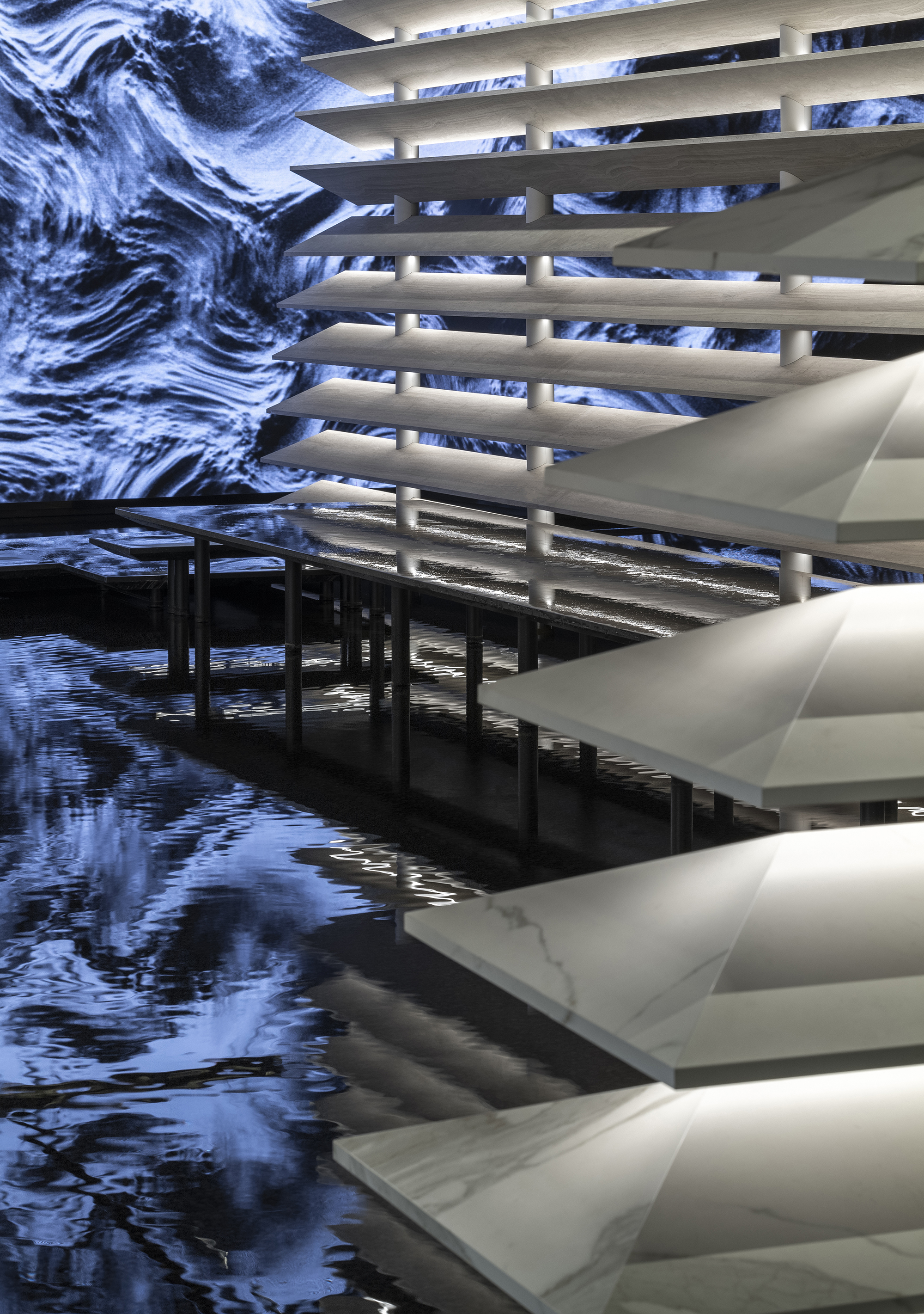 Techsize Living Aesthetic Exhibition Hall by Design Aesthetics - Architizer