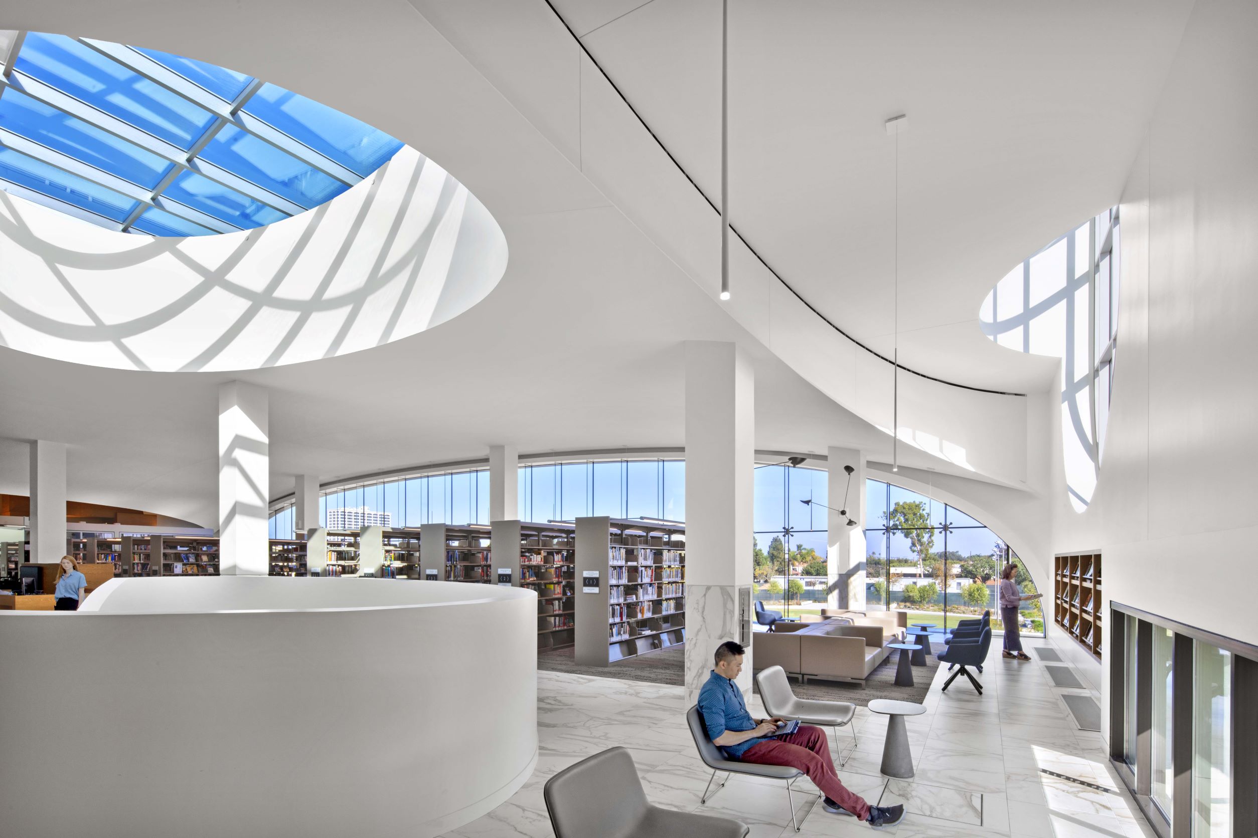 Costa Mesa Donald Dungan Library by Johnson Favaro - Architizer