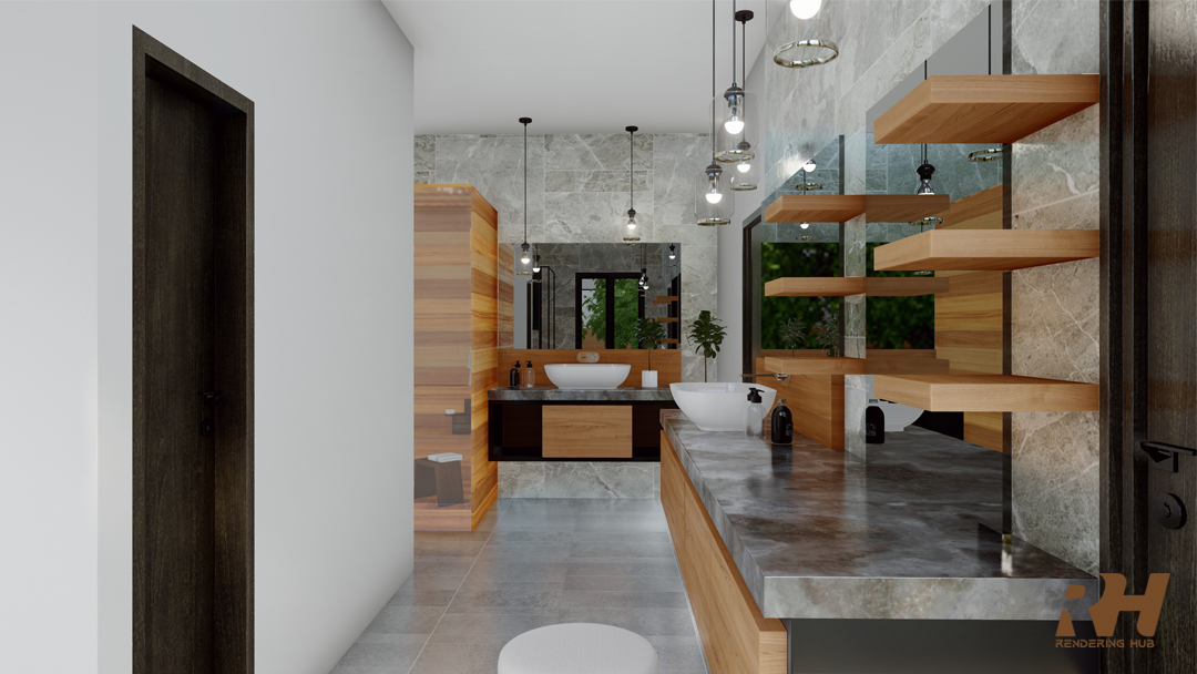 House Interior Design & 3D Rendering by Rendering Hub - Architizer