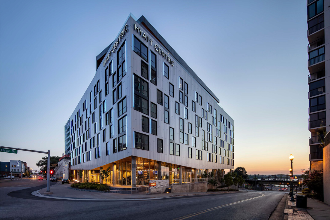 Hyatt Centric Beale Street Hotel by HBG Design - Architizer