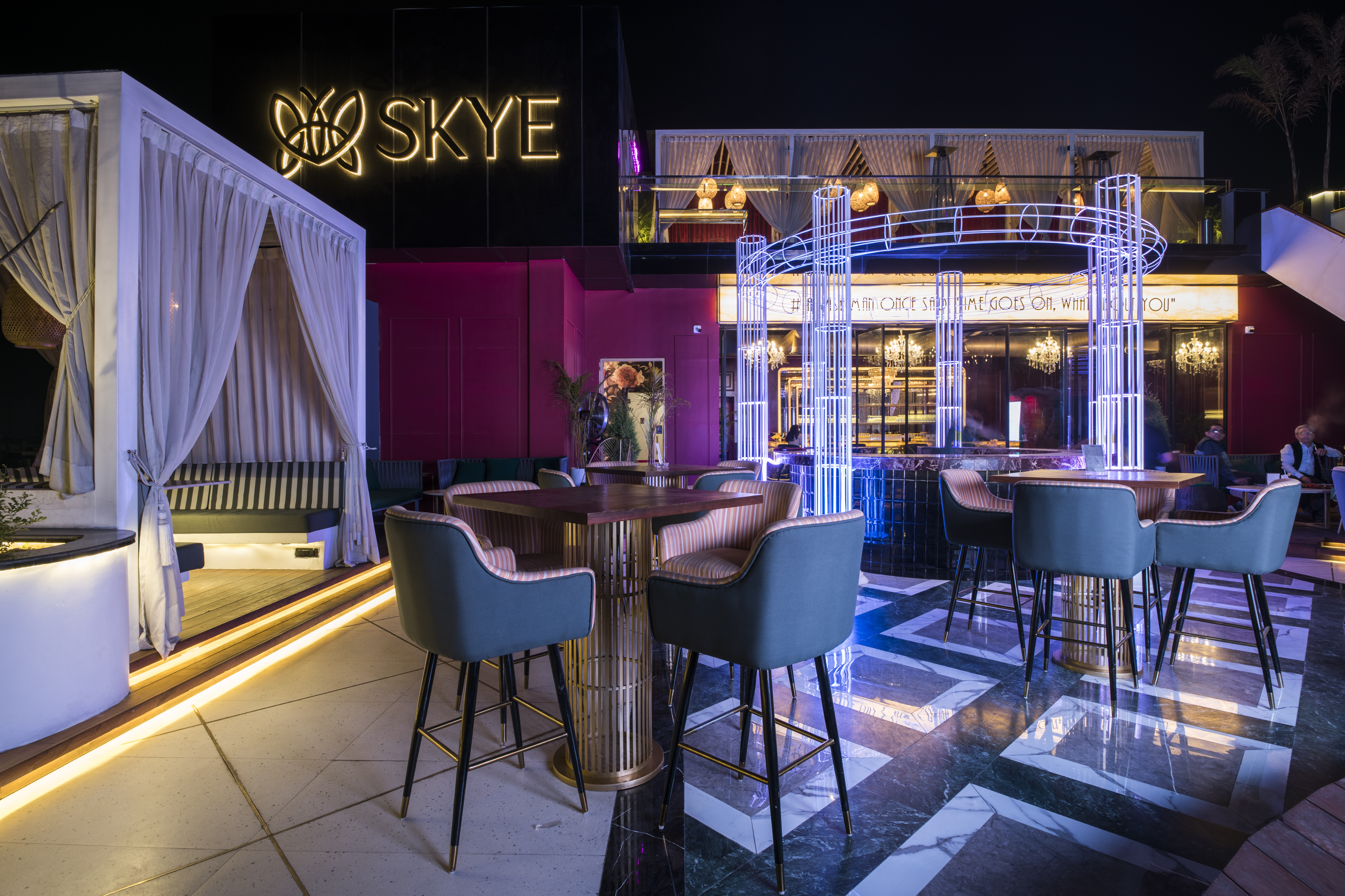 Skye Rooftop Lounge by Chromed Design Studio - Architizer