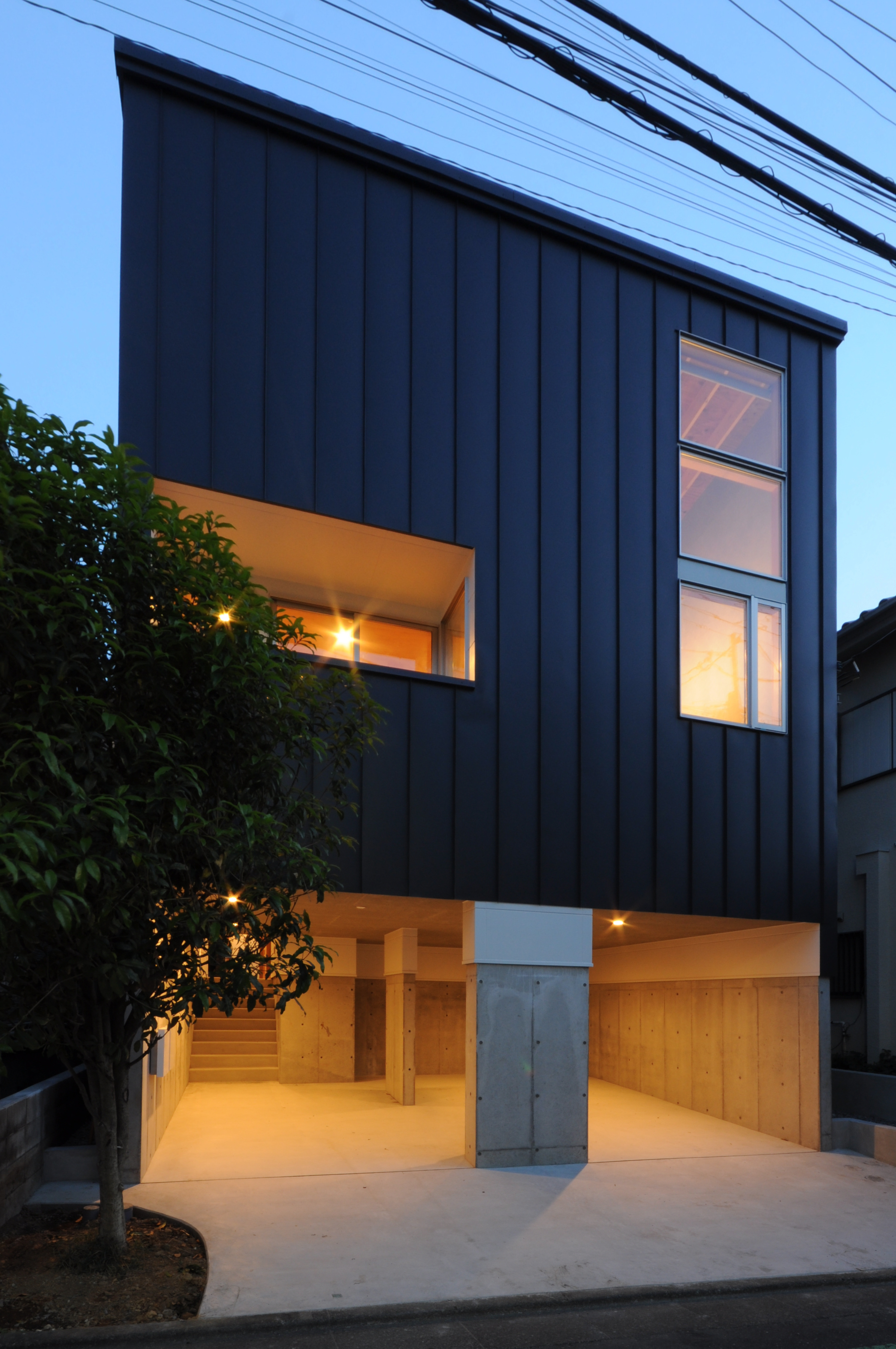 House with shared roof terrace by JUN SHIMOMURA ARCHITECTS - Architizer