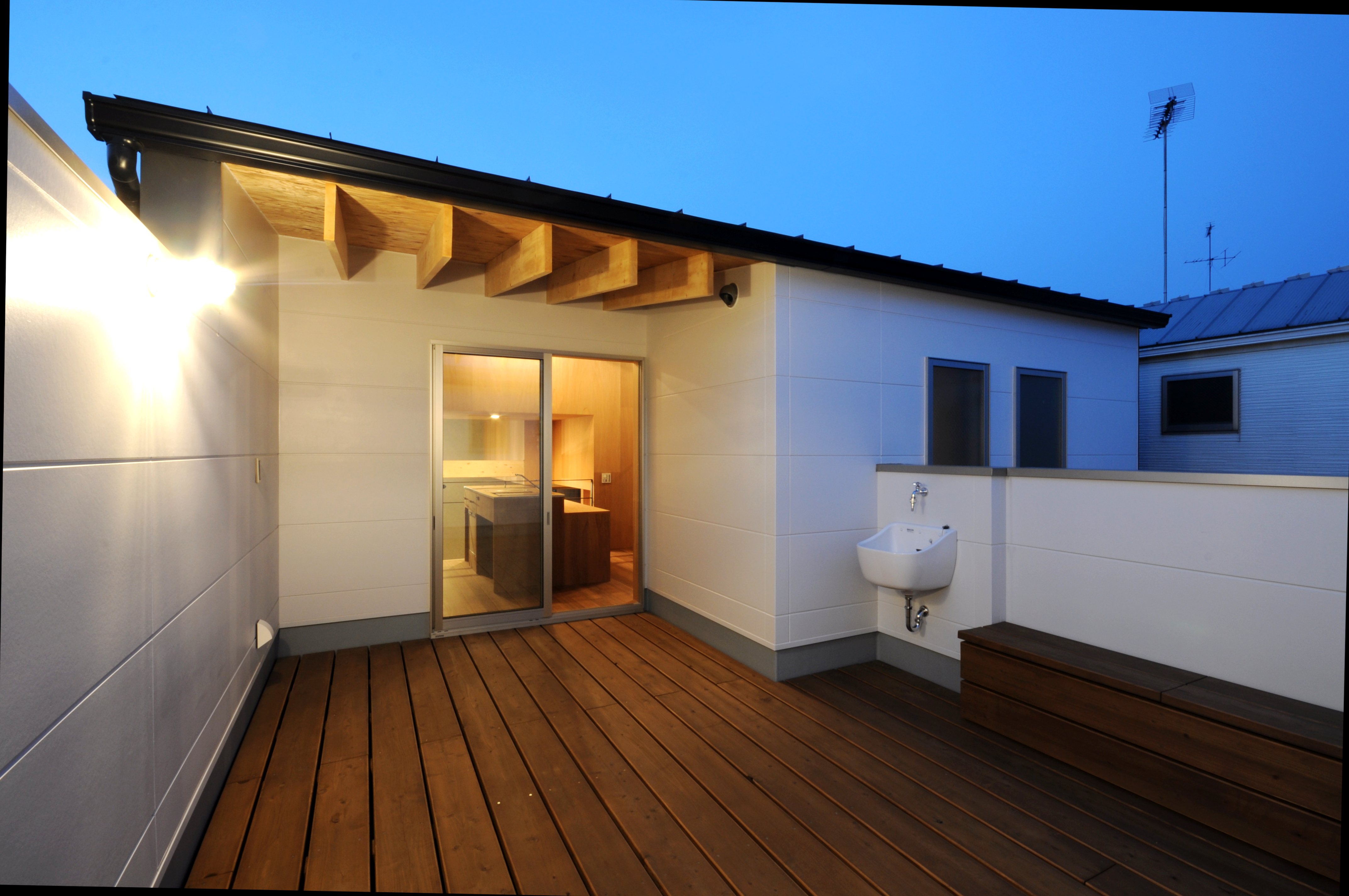 House with shared roof terrace by JUN SHIMOMURA ARCHITECTS - Architizer