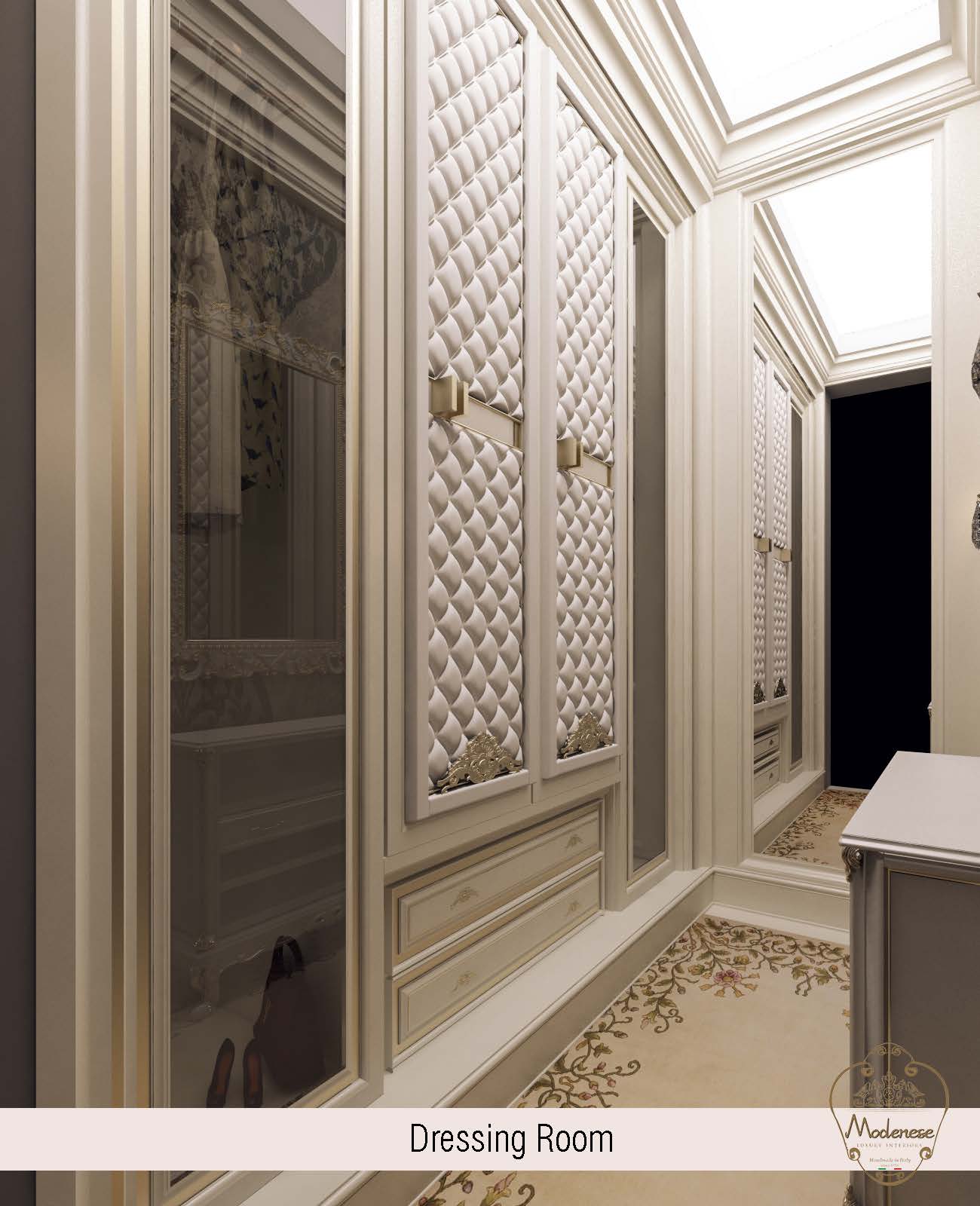 Master Dressing Room Design by MODENESE Luxury Interiors - Architizer