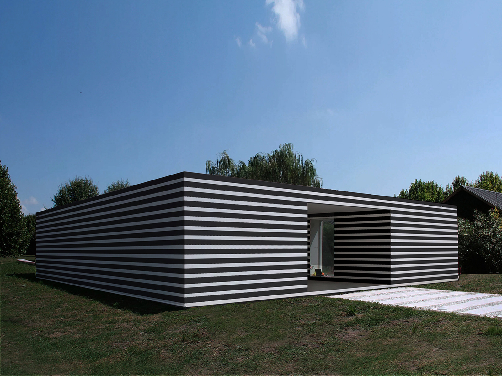 Lined house by altro_studio - Architizer