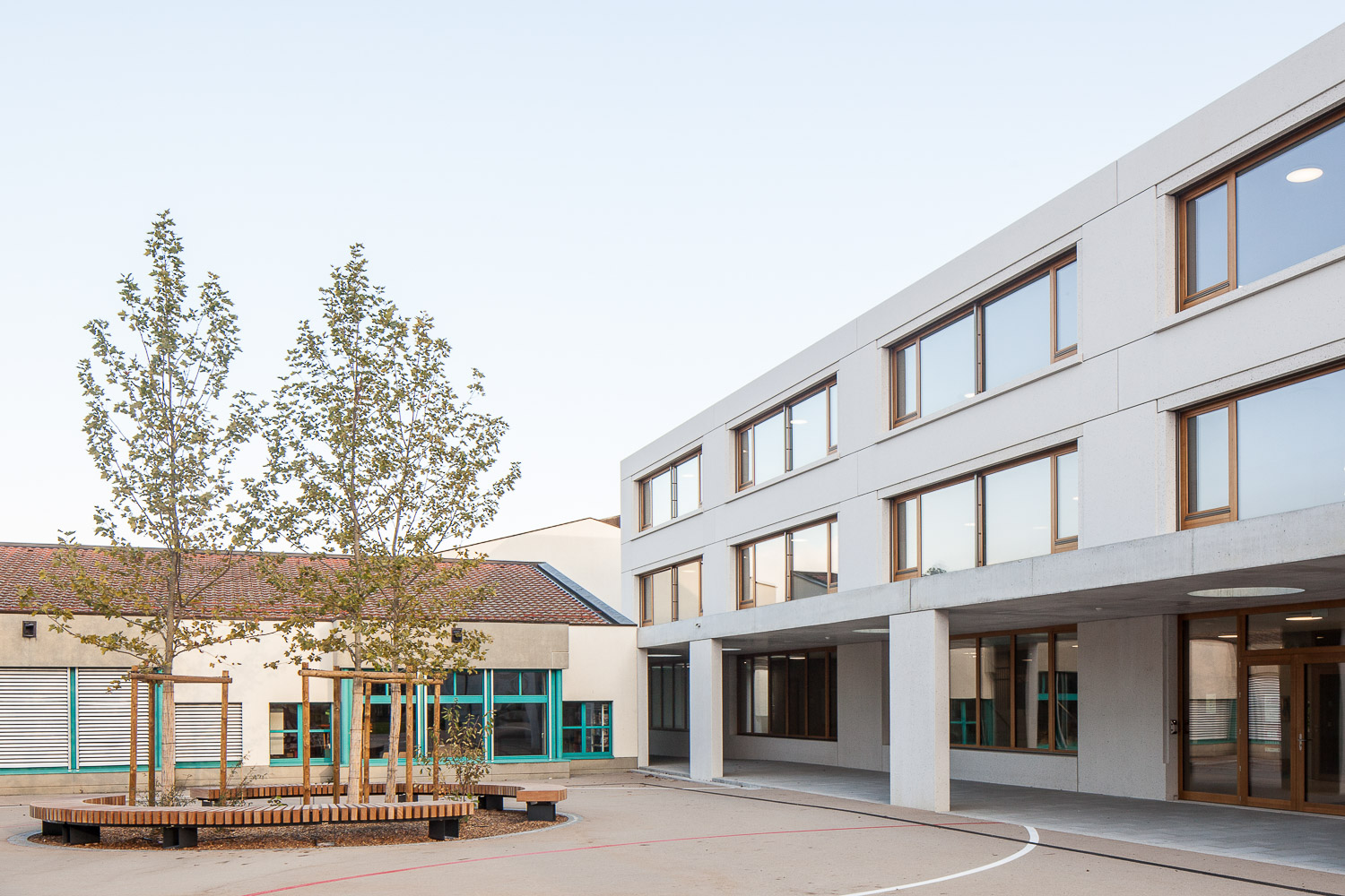 Urban innovation for new Meinier school by mue atelier d'architecture ...