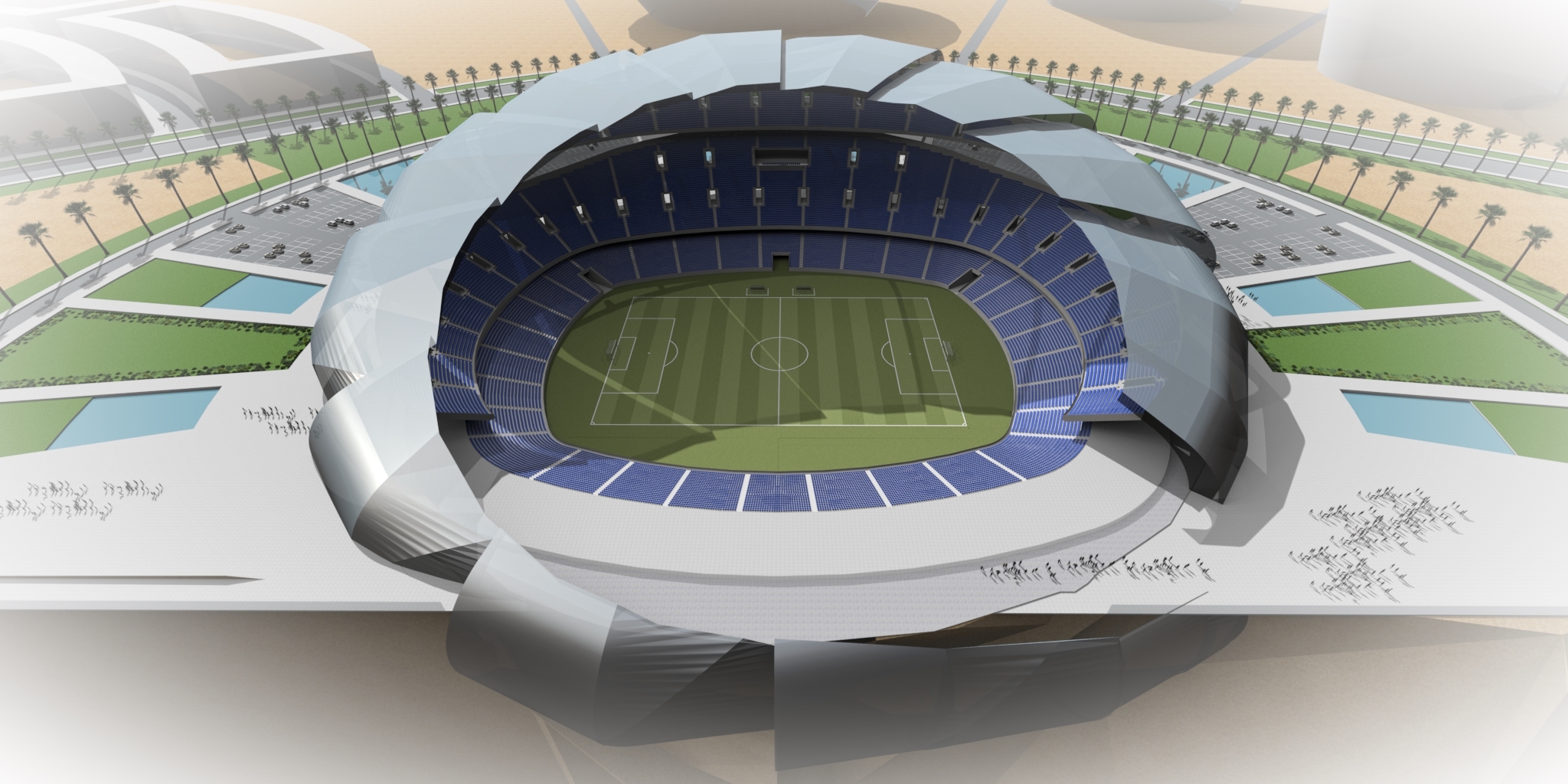 MODULAR STADIUM IN SAUDI ARABIA by JAVIER GARCIA ALDA architect ...