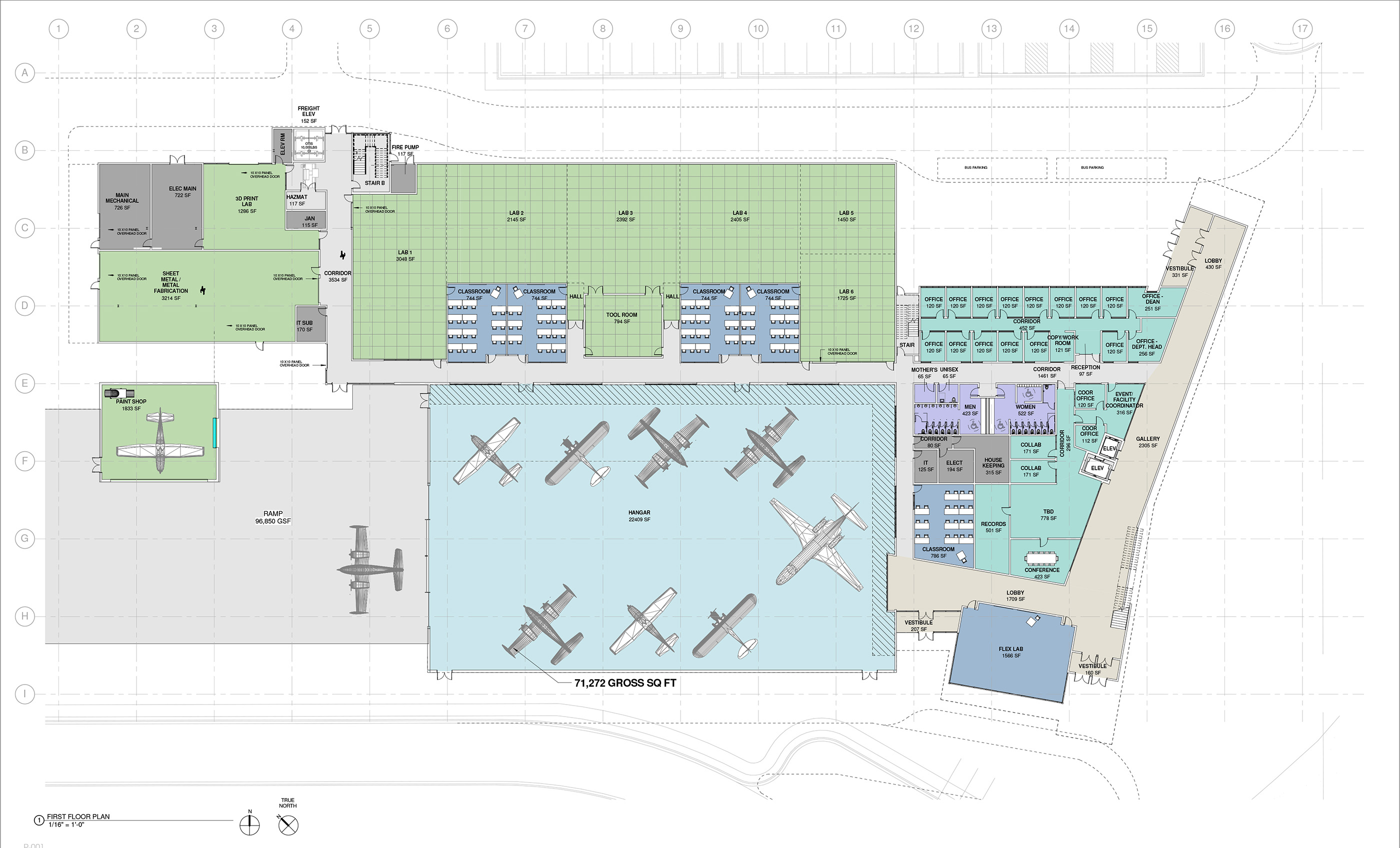 Trident Technical College SC Aeronautical Training Center by LS3P ...