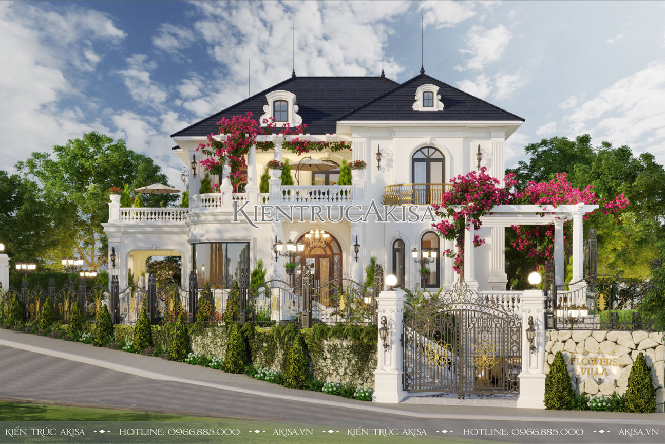 Biệt thự vườn châu Âu 2 tầng 3 phòng ngủ| Kiến trúc Akisa by Kiến trúc ...