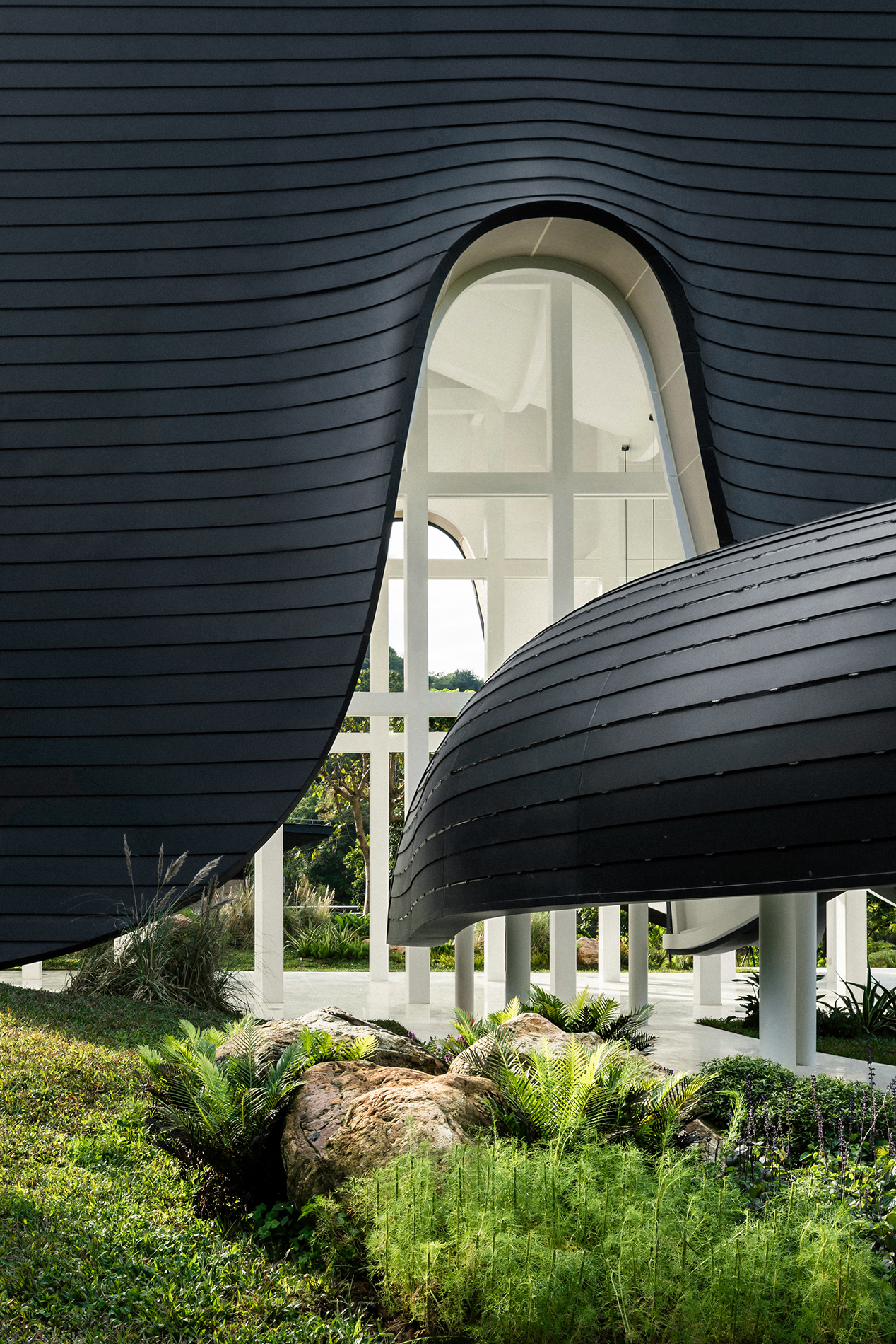 The Levitated Curtain – Xi Hall by SayArchitects - Architizer