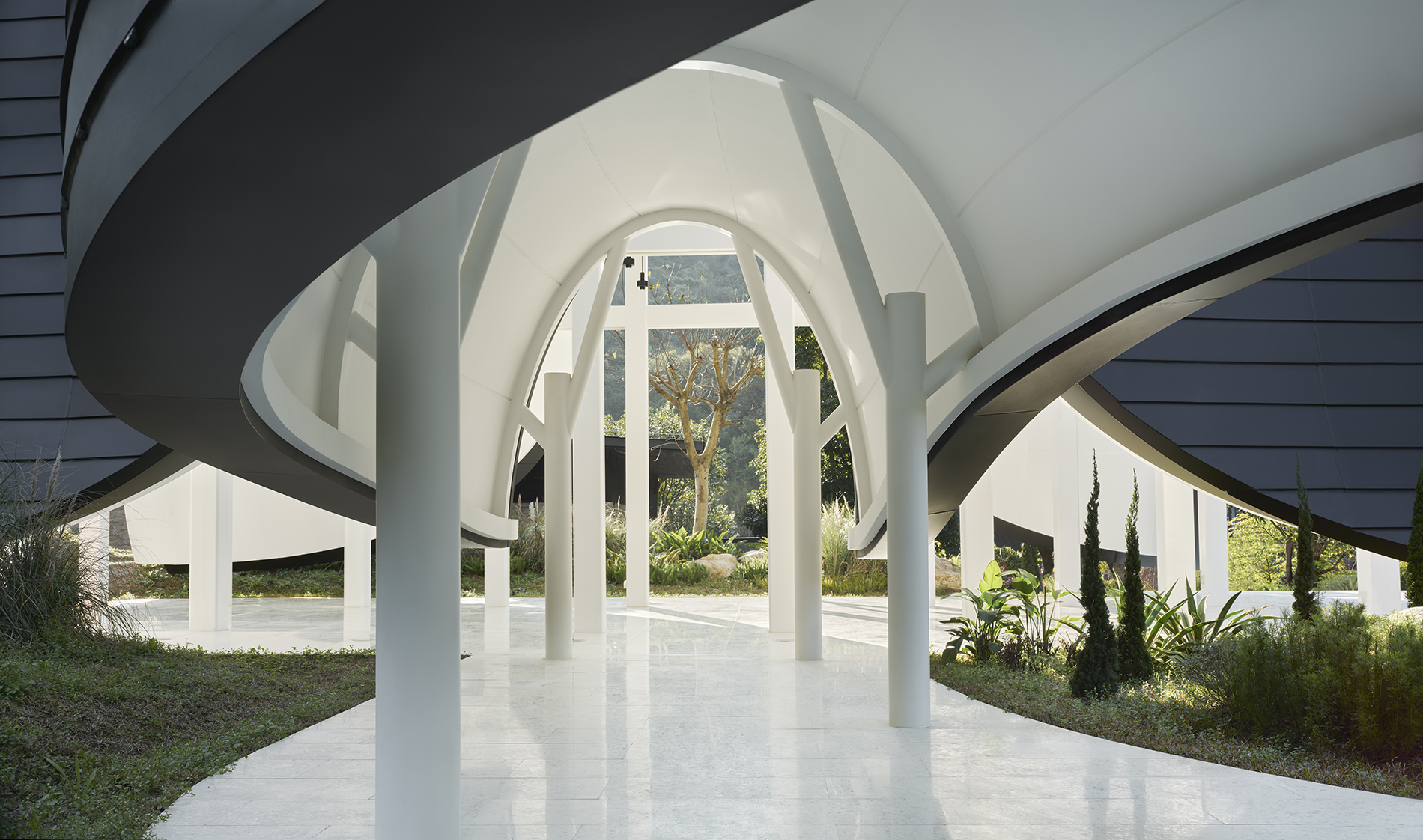 The Levitated Curtain – Xi Hall by SayArchitects - Architizer