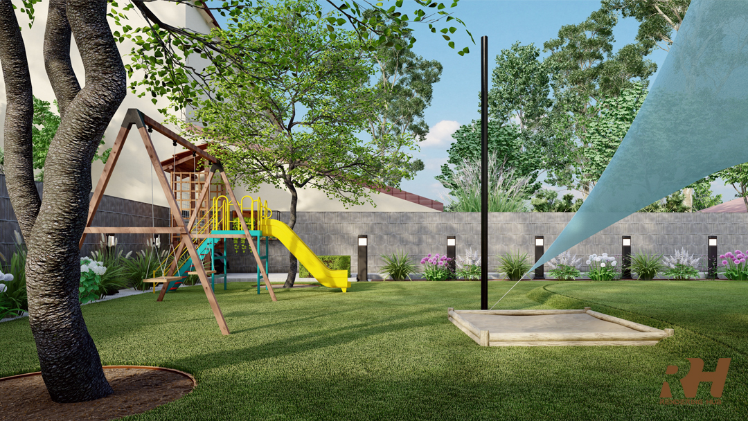 Backyard Landscape Design by Rendering Hub - Architizer