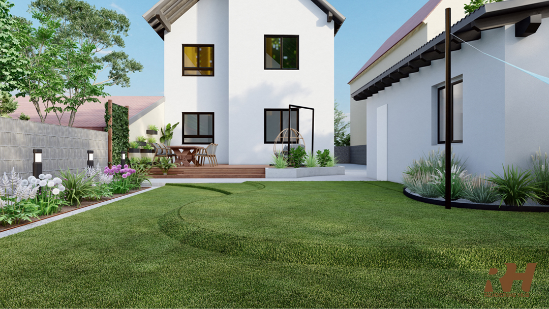 Backyard Landscape Design by Rendering Hub - Architizer