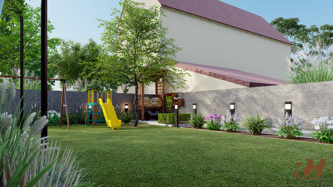 Idea 3518056: Backyard Landscape Design by Rendering Hub in Houston ...