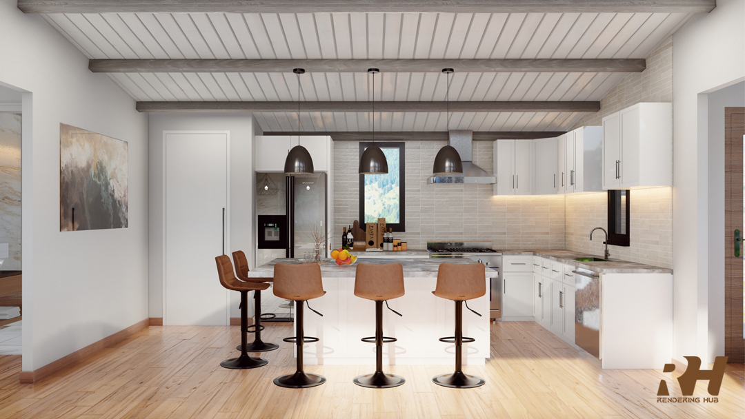 Interior Design & 3D Rendering by Rendering Hub - Architizer