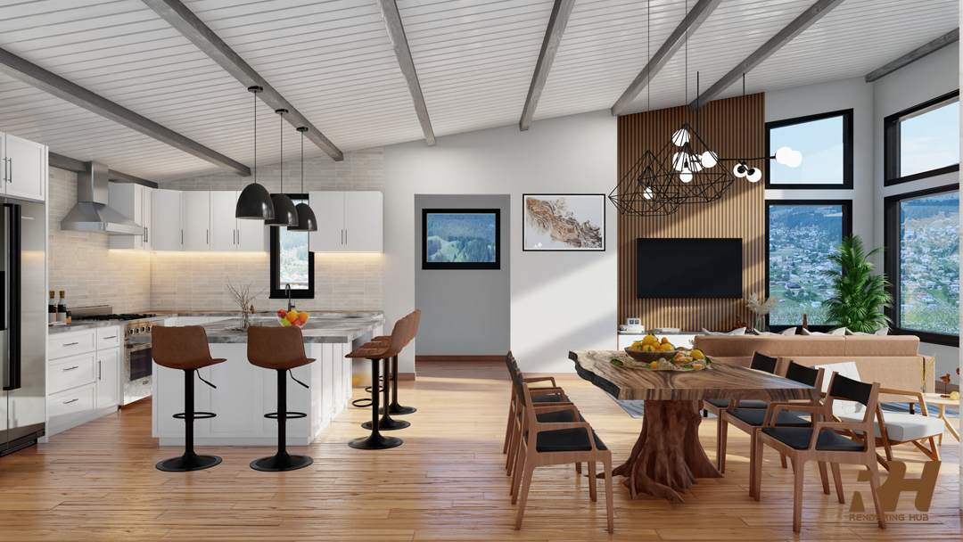 Interior Design & 3D Rendering by Rendering Hub - Architizer
