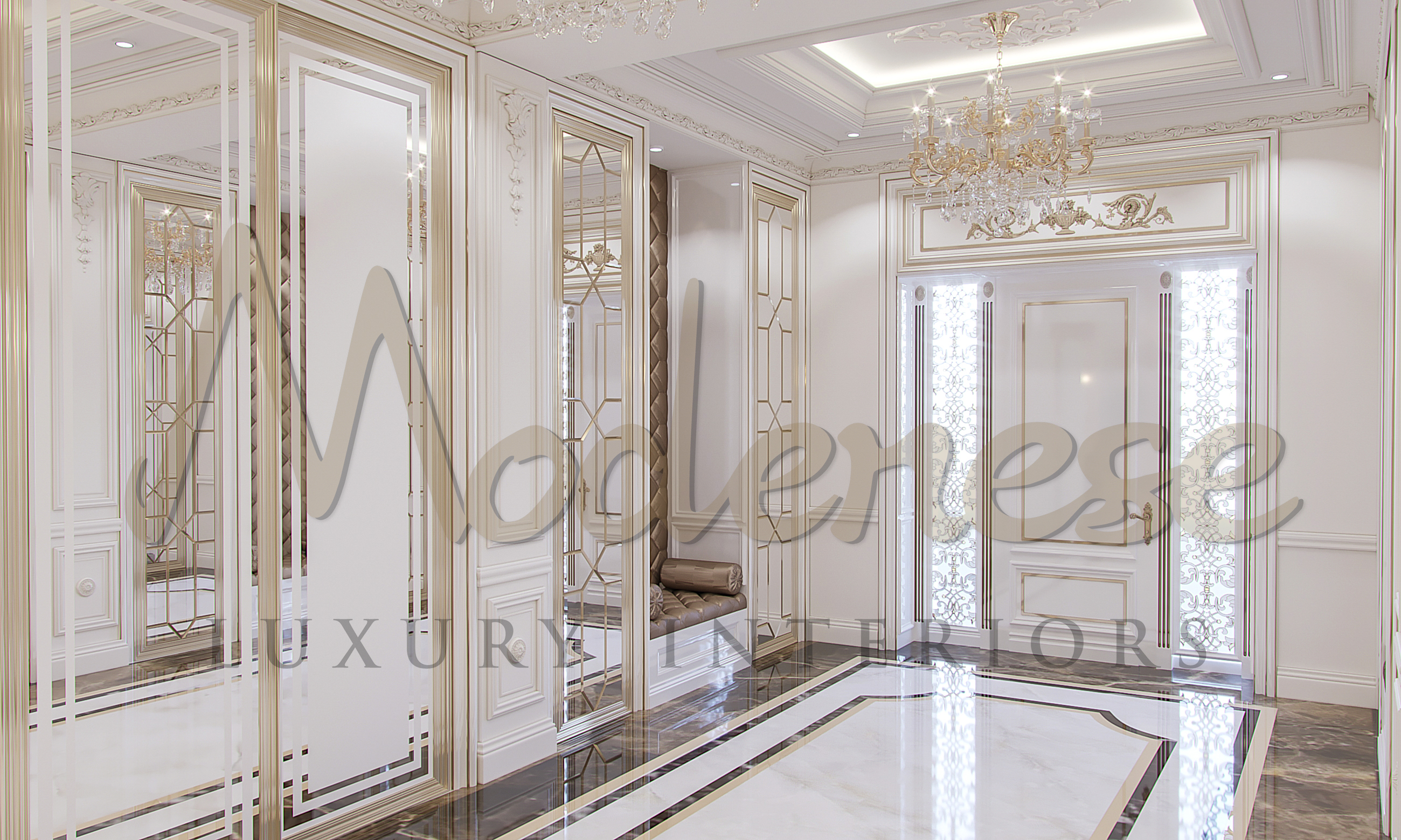 Villa Interior Design Project in Bahrain by MODENESE Luxury Interiors ...