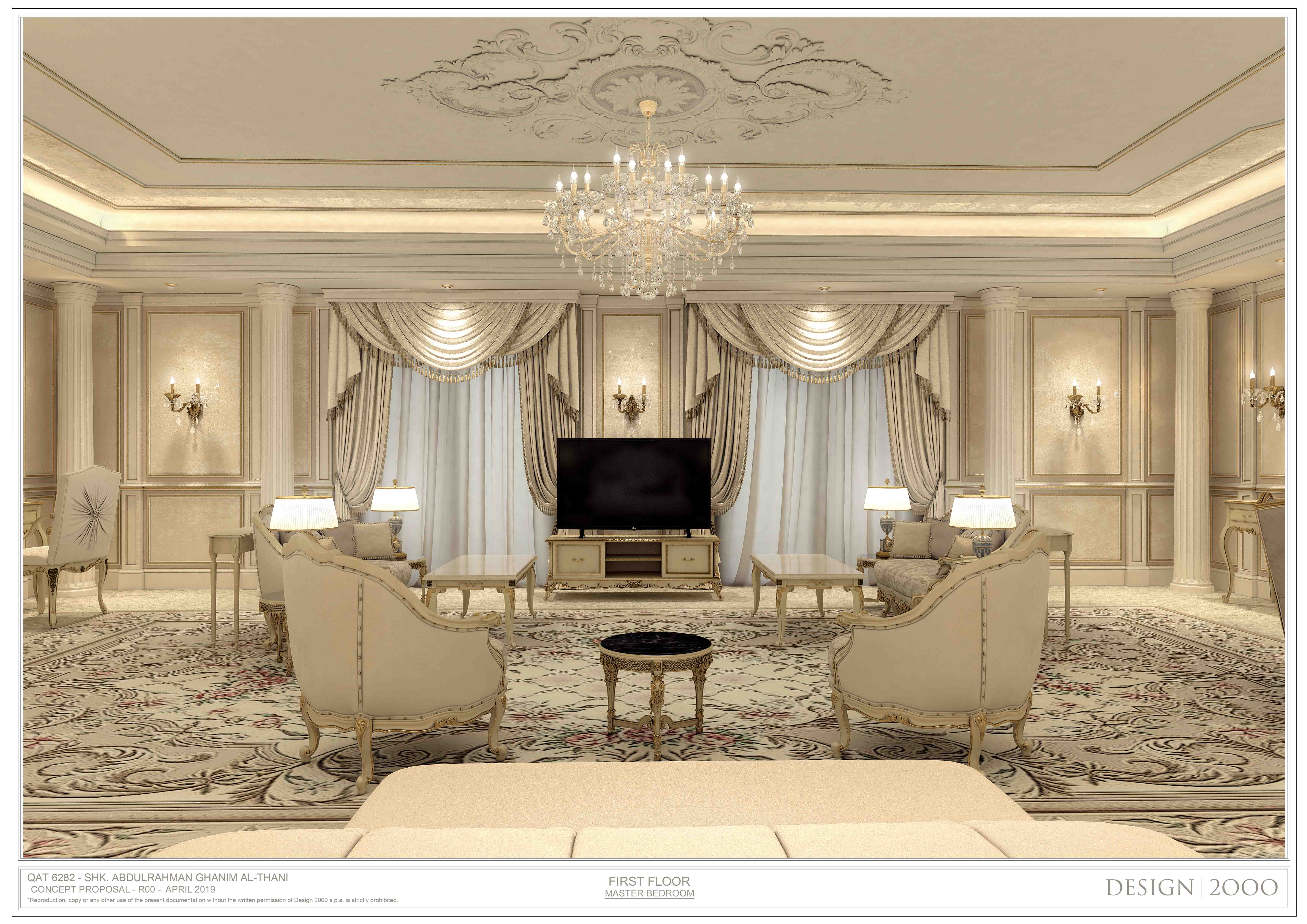 Villa Interior Design Project in Bahrain by MODENESE Luxury Interiors ...