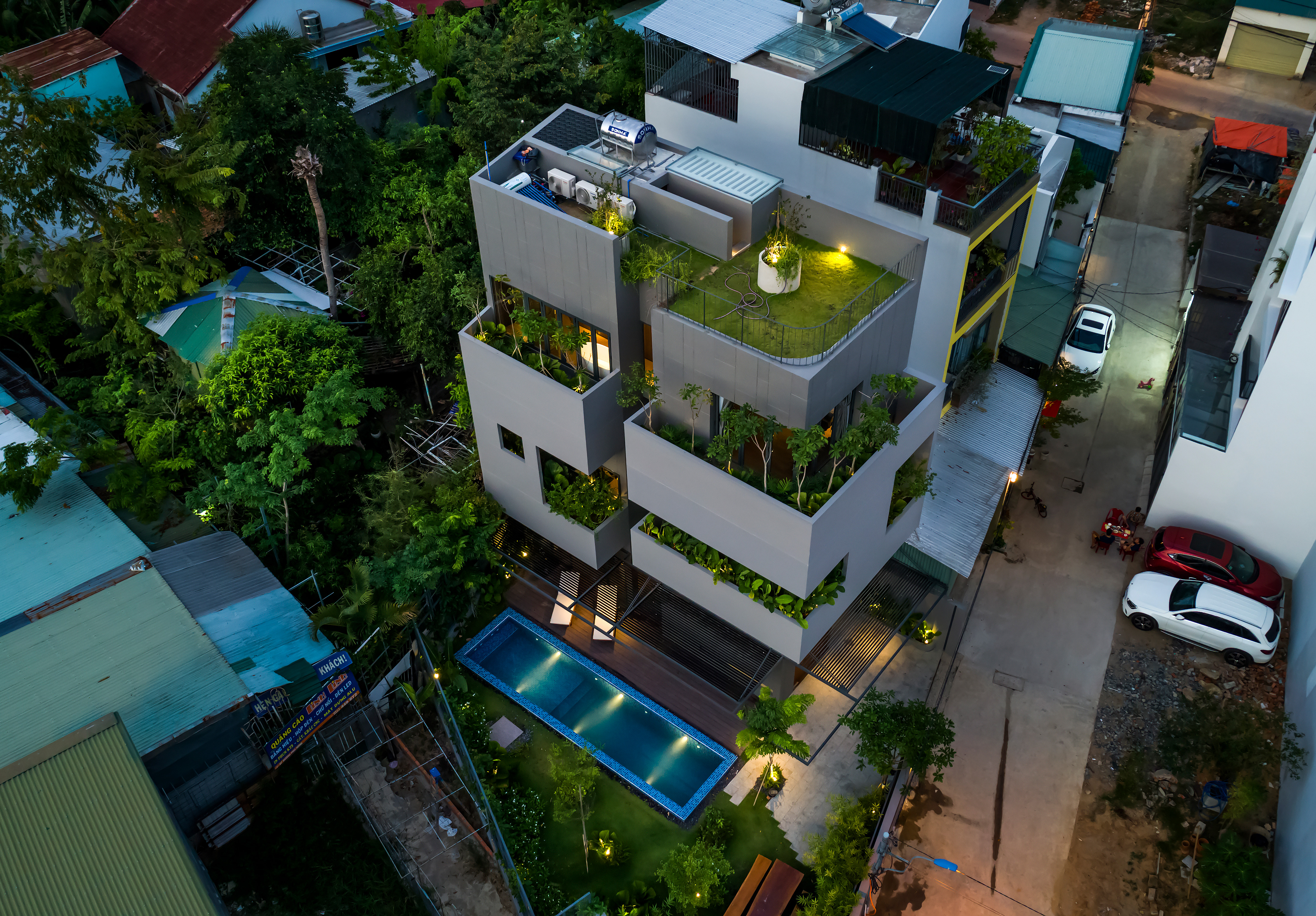 Bi House, A green resort at home! by Pham Huu Son Architects - Architizer