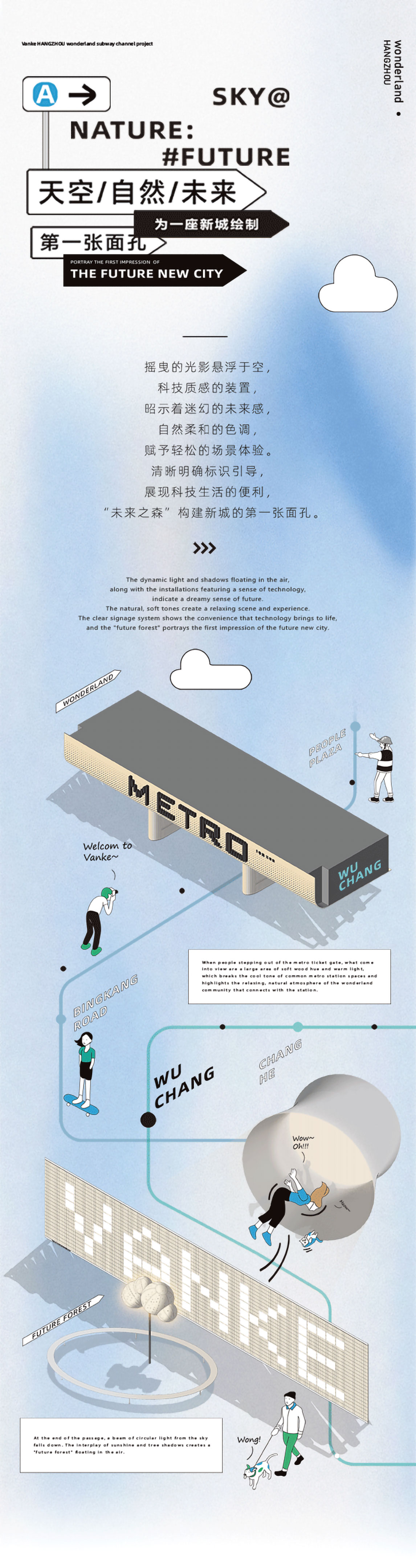 Metro Station Passage at Vanke Wonderland, Hangzhou by TOMO DESIGN by ...