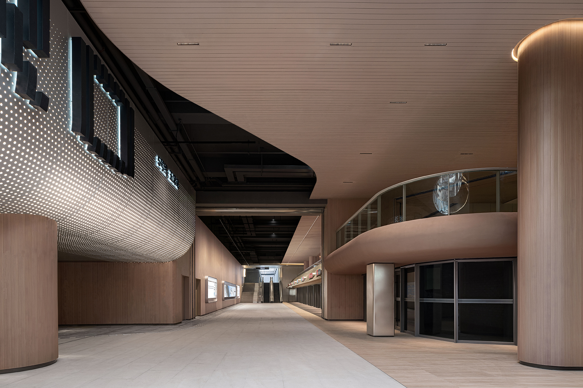 Metro Station Passage at Vanke Wonderland, Hangzhou by TOMO DESIGN by ...