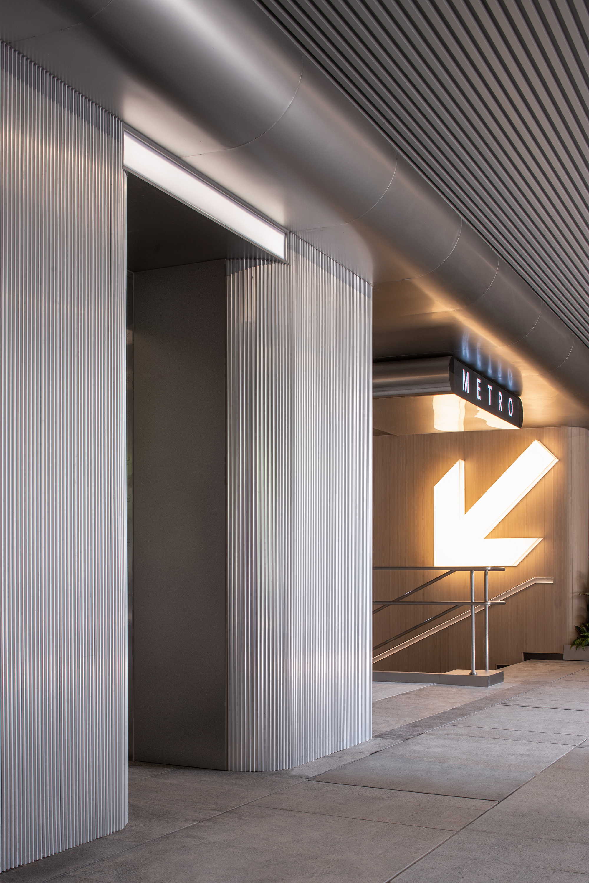 Metro Station Passage at Vanke Wonderland, Hangzhou by TOMO DESIGN by ...