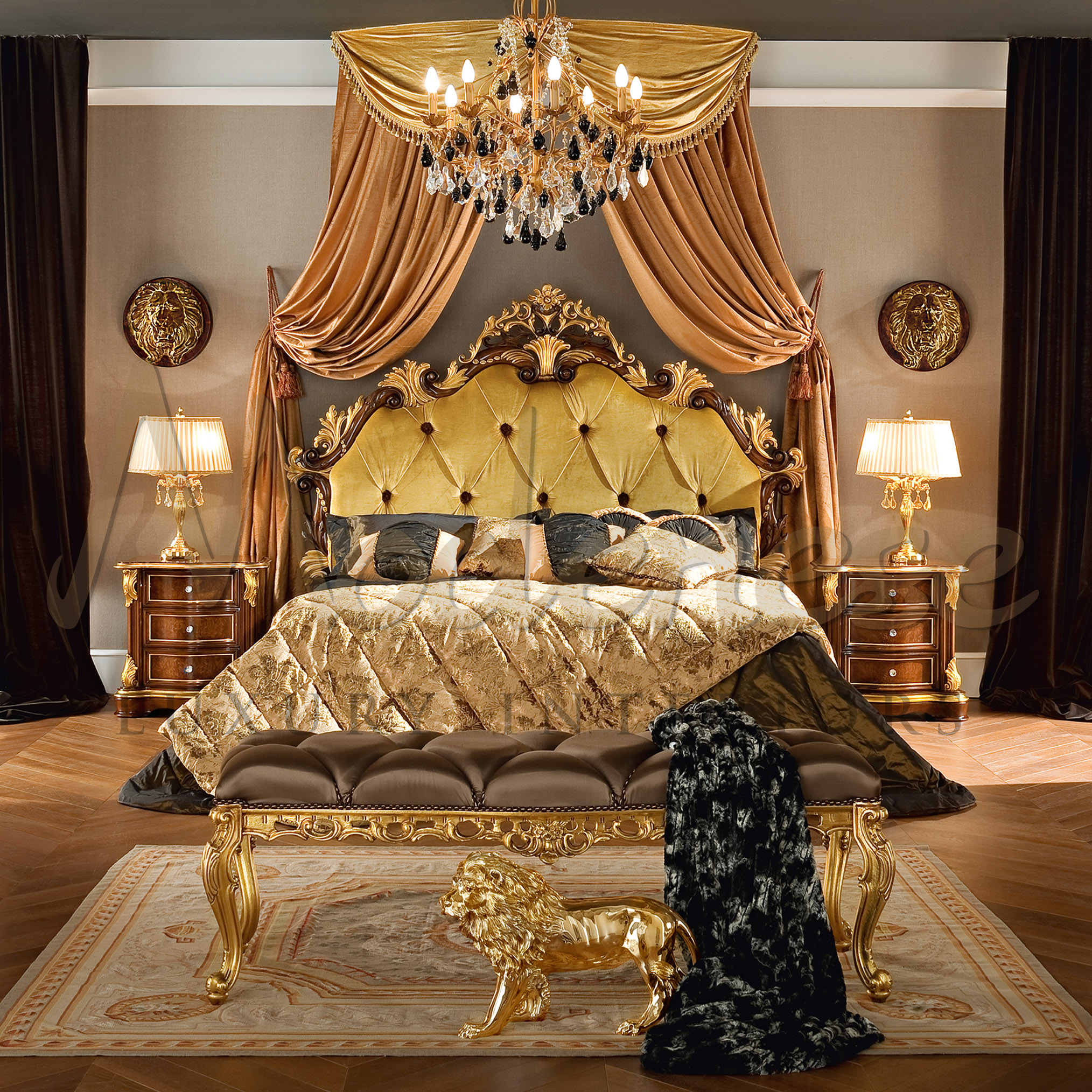 Chic Bedrooms For Royal Interiors by MODENESE Luxury Interiors - Architizer