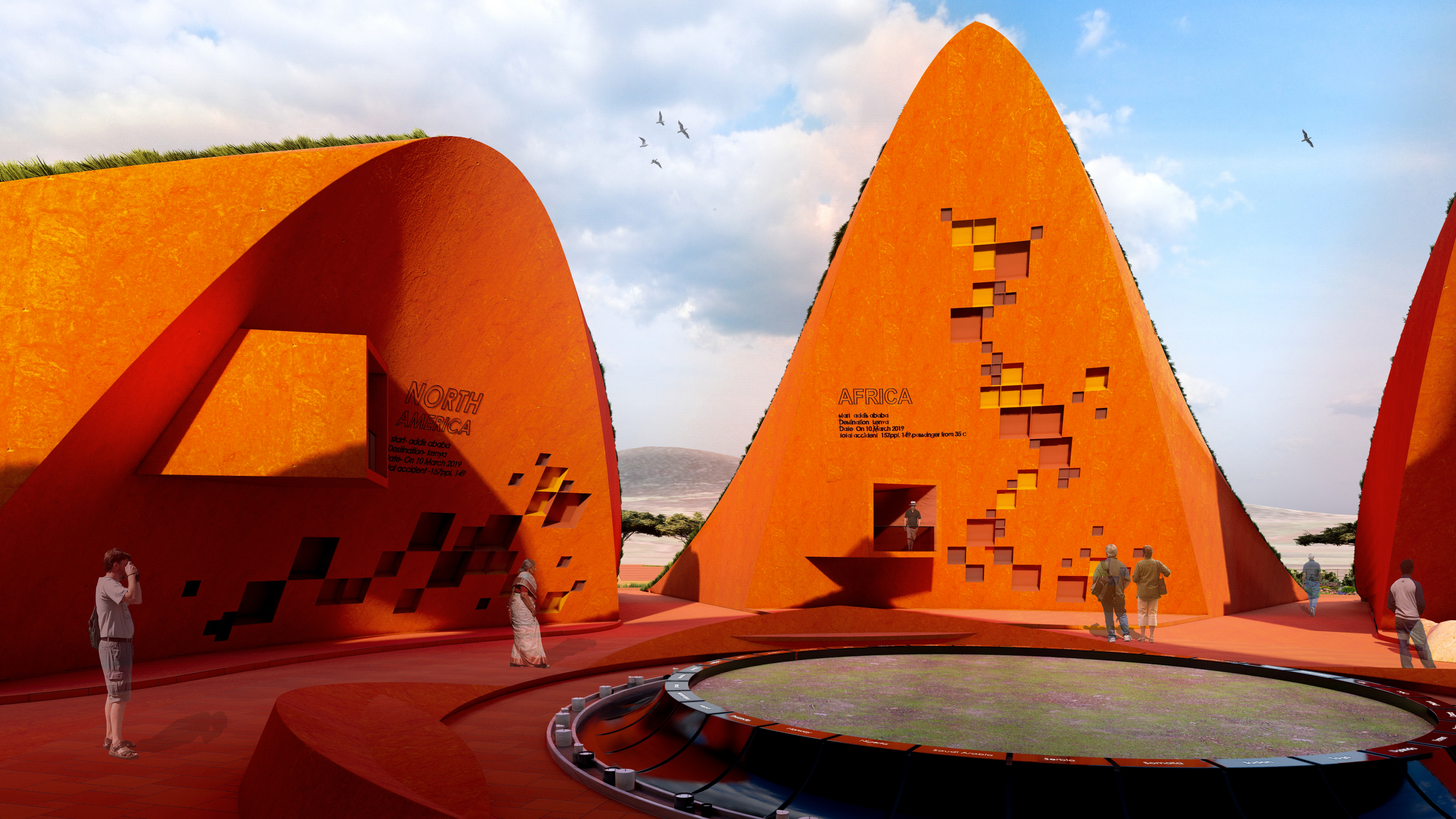 ET Flight 302 Crash Site Memorial Monument & Park Design International ...