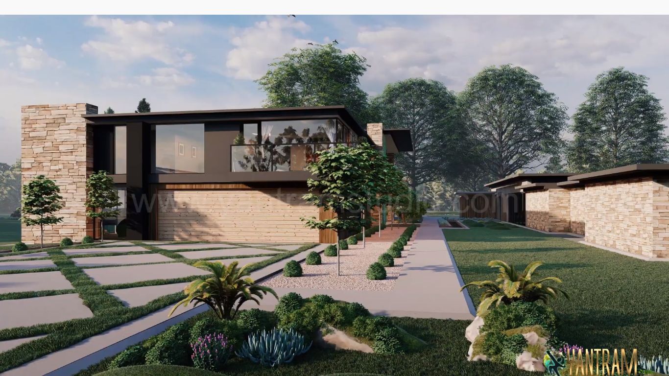 3d exterior rendering services of Amazing Villa by architectural design ...
