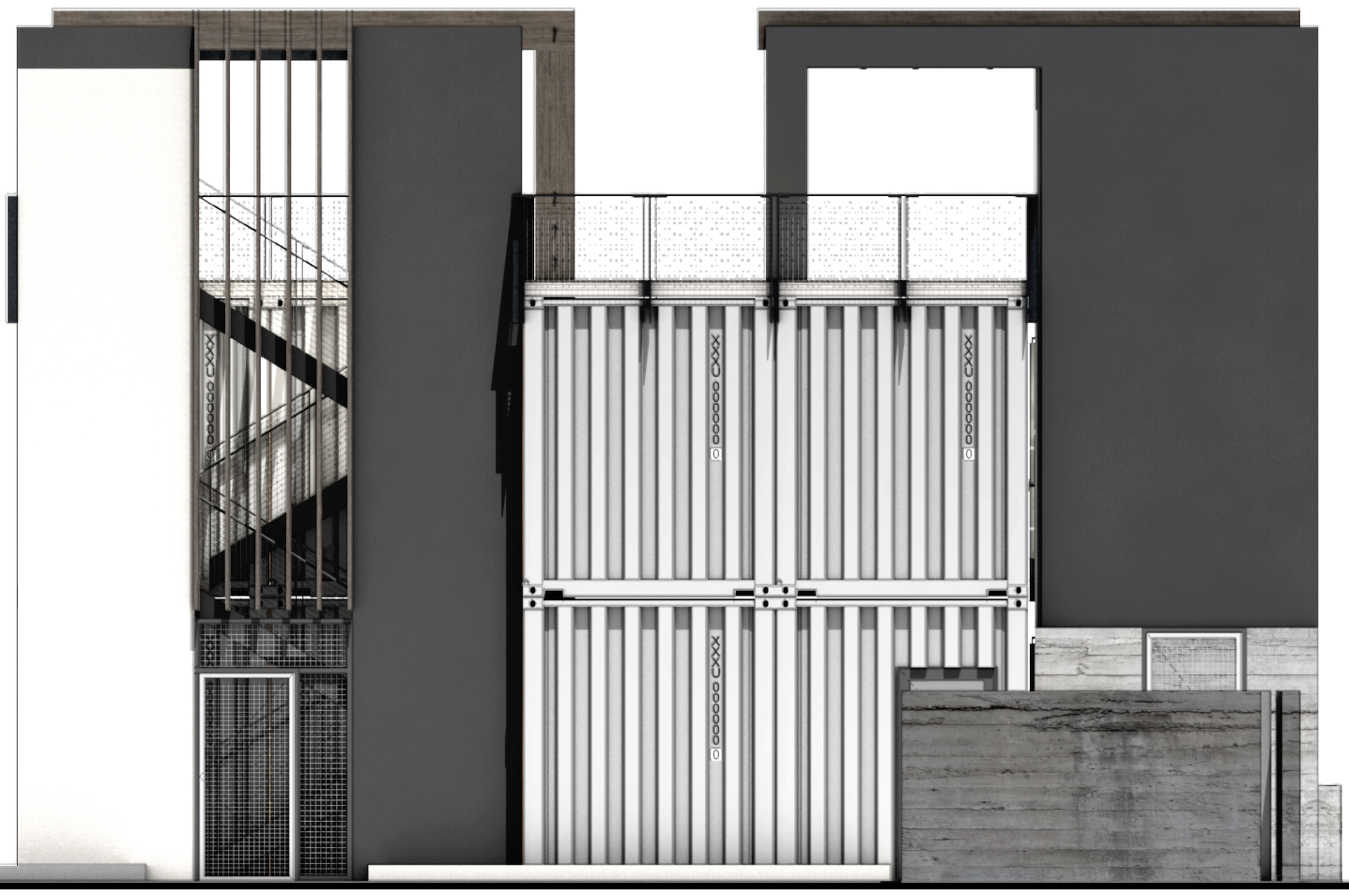 Mixed-Use Commercial Shipping Container by AB design studio, inc ...