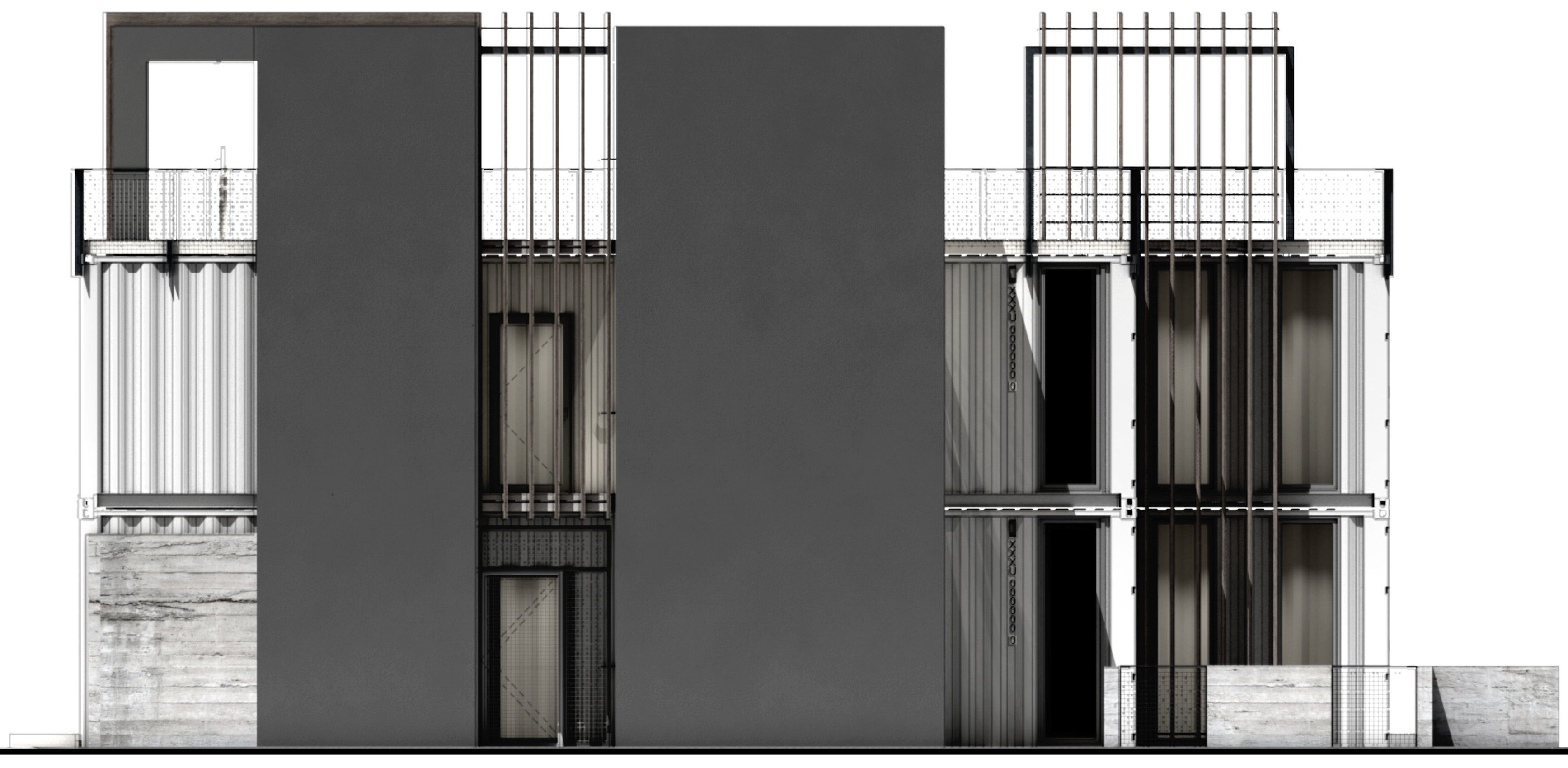 Mixed-Use Commercial Shipping Container by AB design studio, inc ...