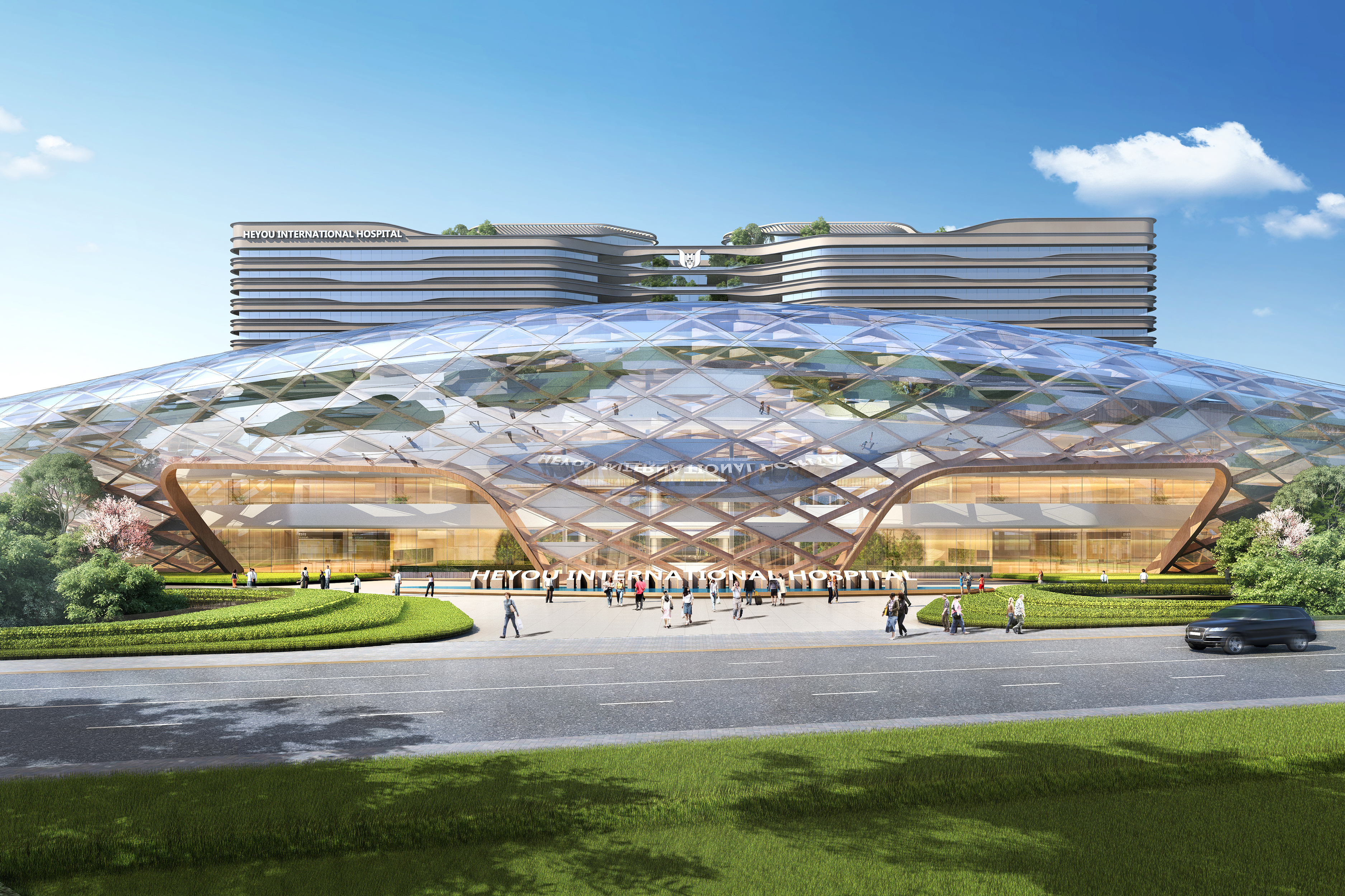 Midea Heyou International Hospital by BAI Design International - Architizer