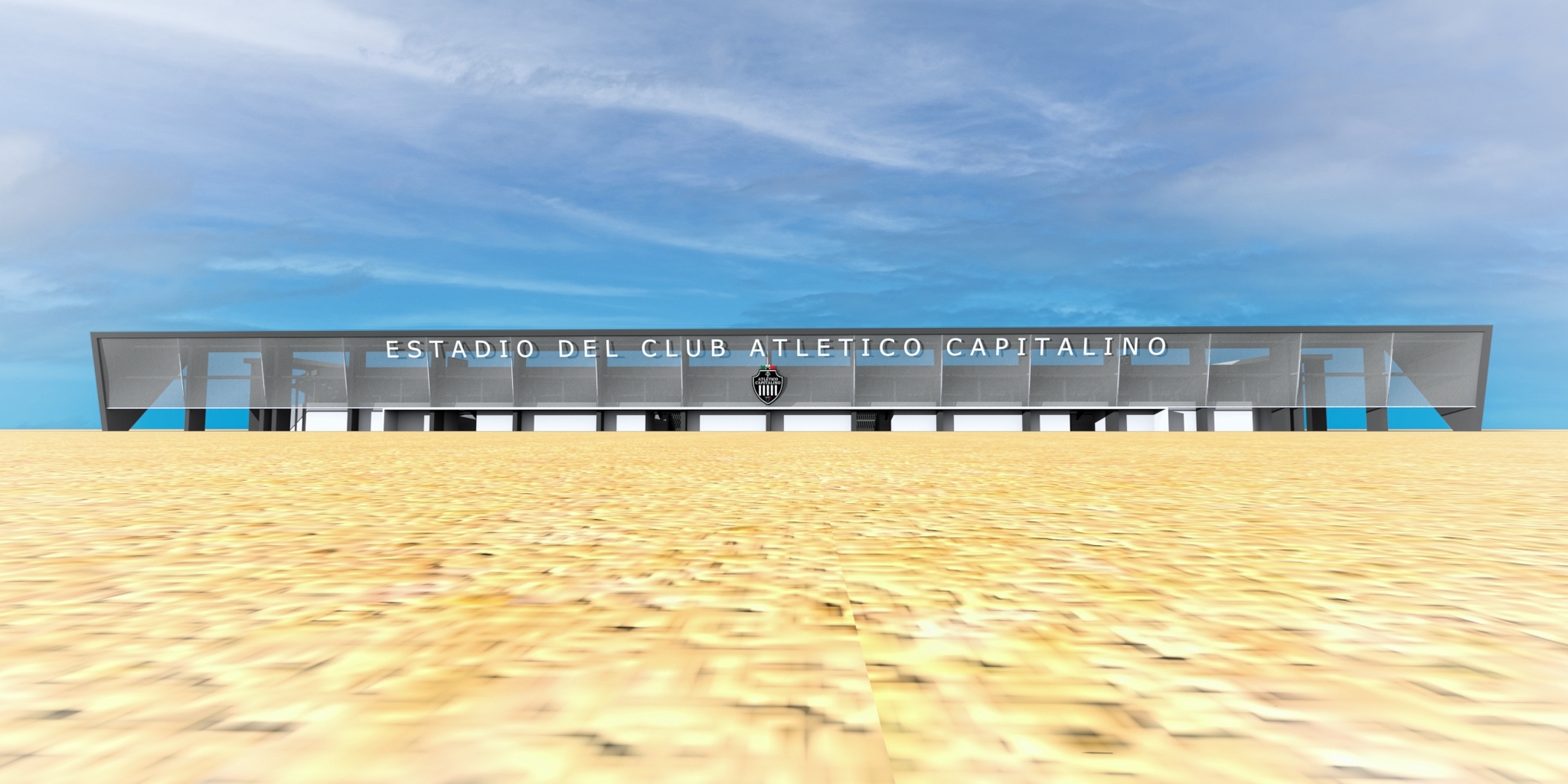 MODULAR STADIUM IN MEXICO CITY by JAVIER GARCIA ALDA architect - Architizer