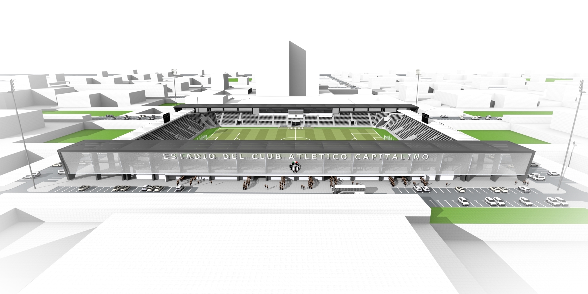 MODULAR STADIUM IN MEXICO CITY by JAVIER GARCIA ALDA architect - Architizer